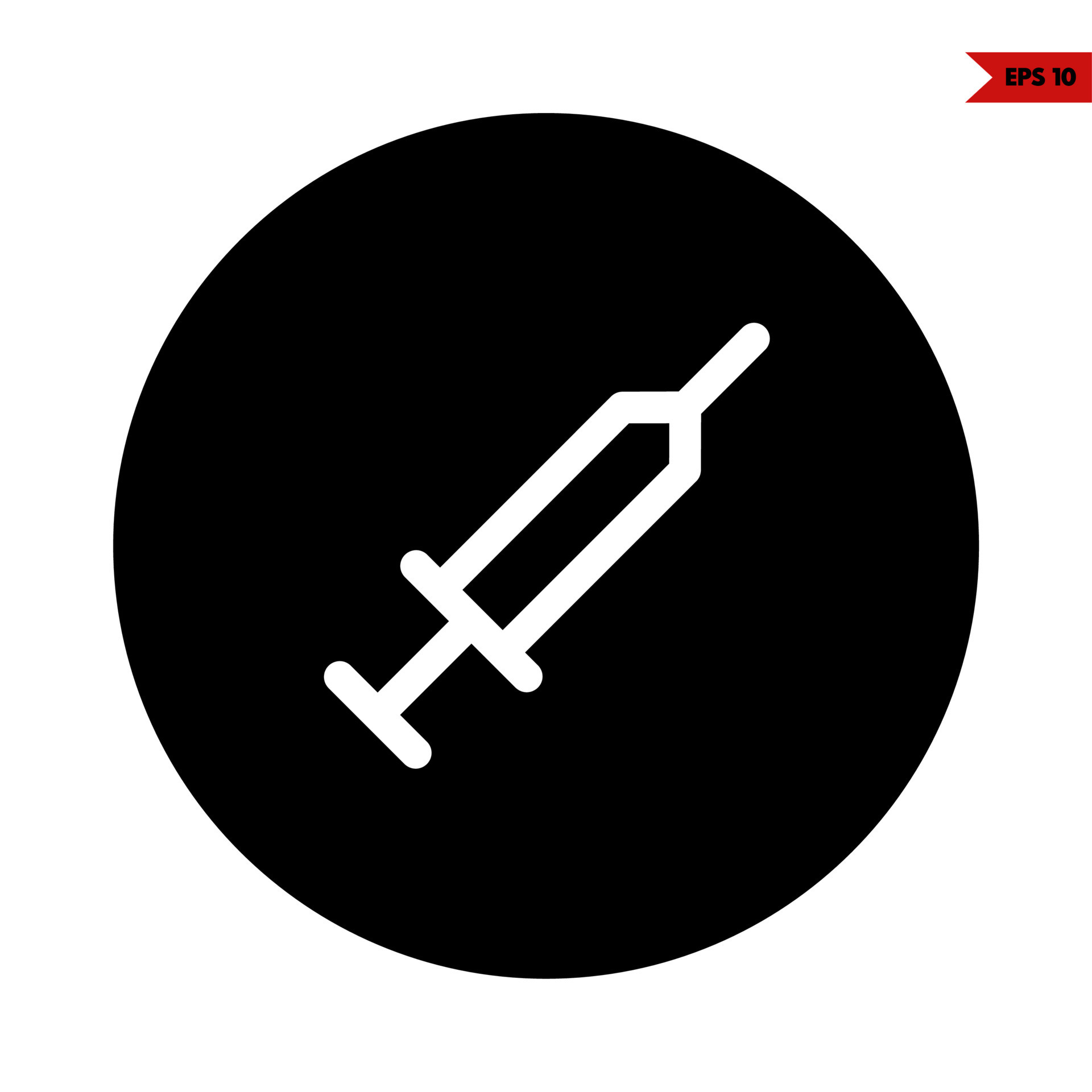 injection in button 20982921 Vector Art at Vecteezy