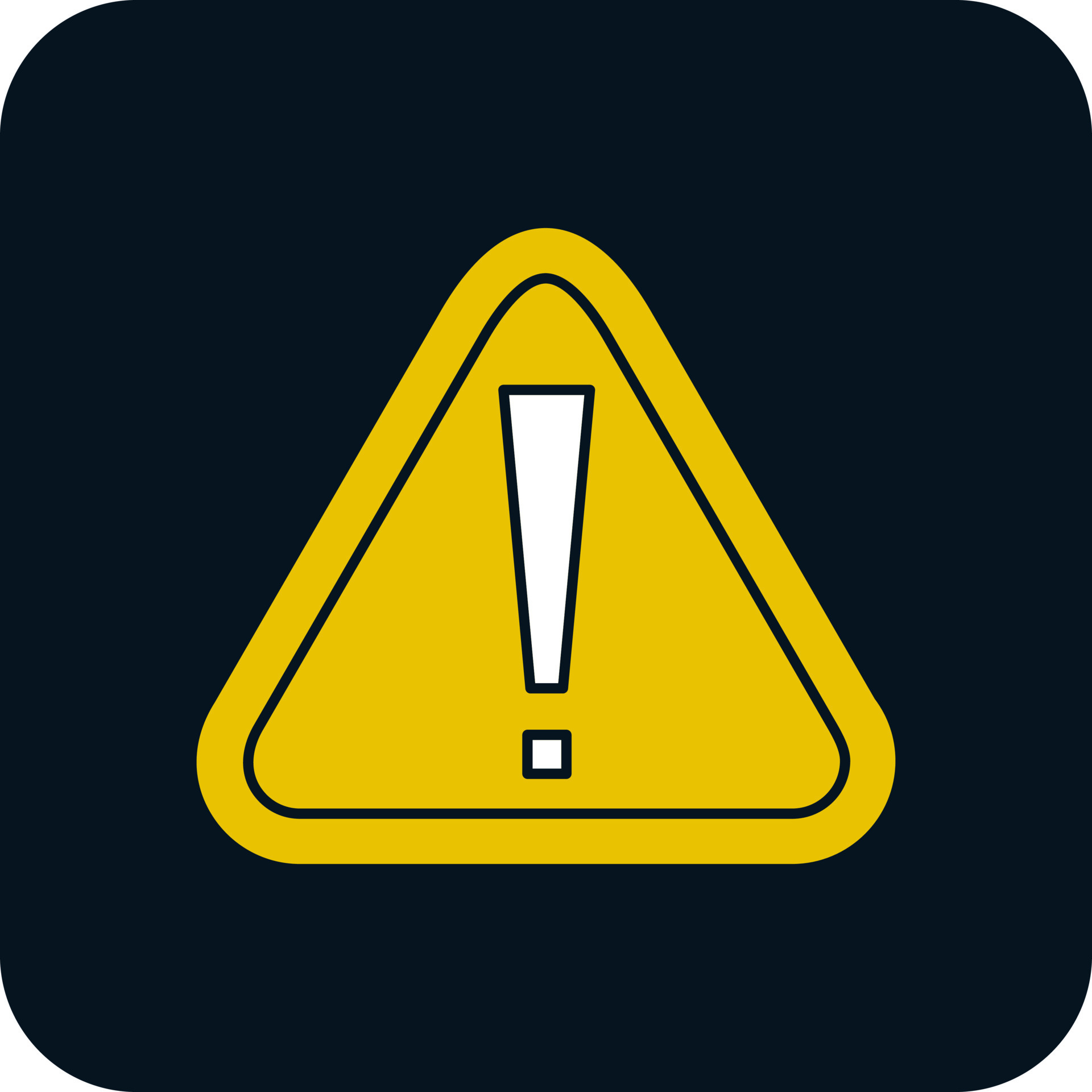Warning Vector Icon Design 20983807 Vector Art At Vecteezy