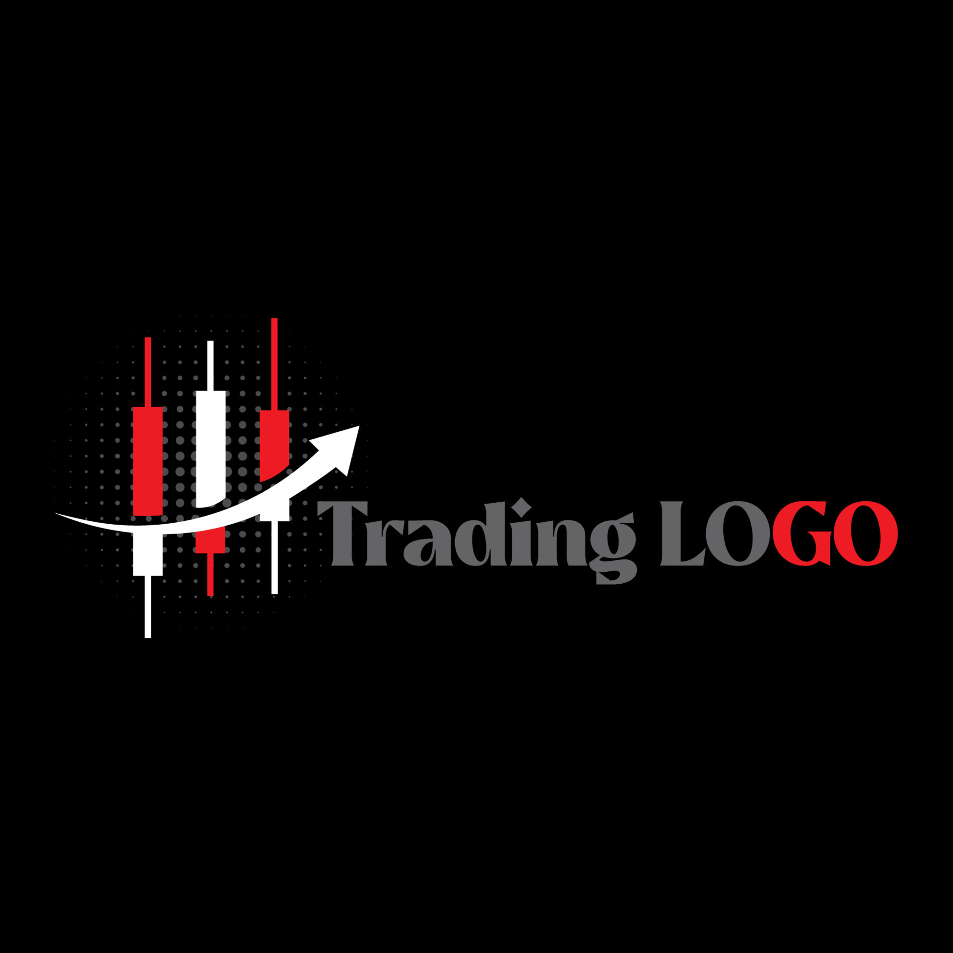 simple trading logo 20986247 Vector Art at Vecteezy
