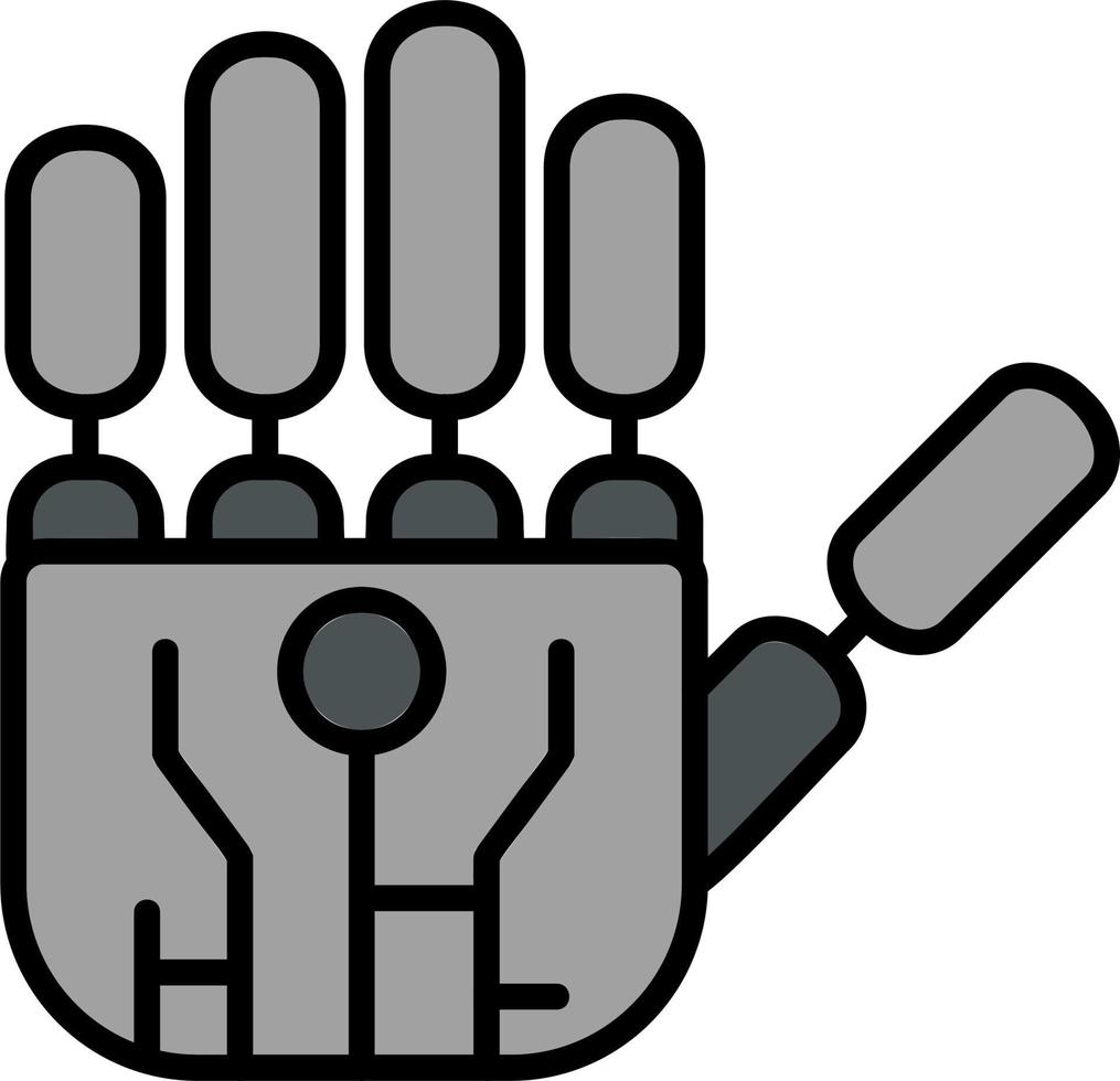 Robotic Hand Vector Icon 20989152 Vector Art at Vecteezy Robotic Hand Vector Icon 20989152 Vector Art at Vecteezy