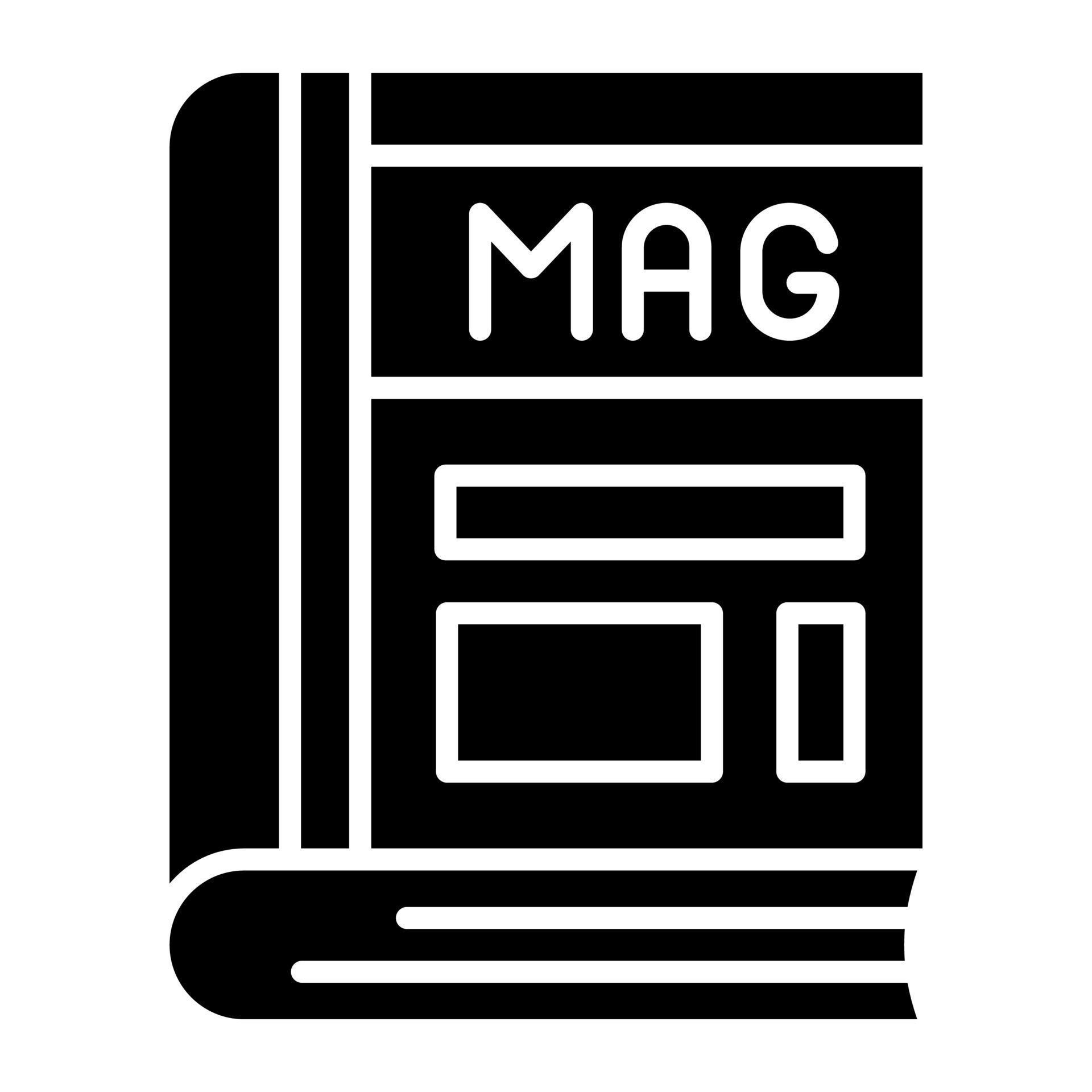 Magazine book vector design in modern style, premium icon 20989588 ...