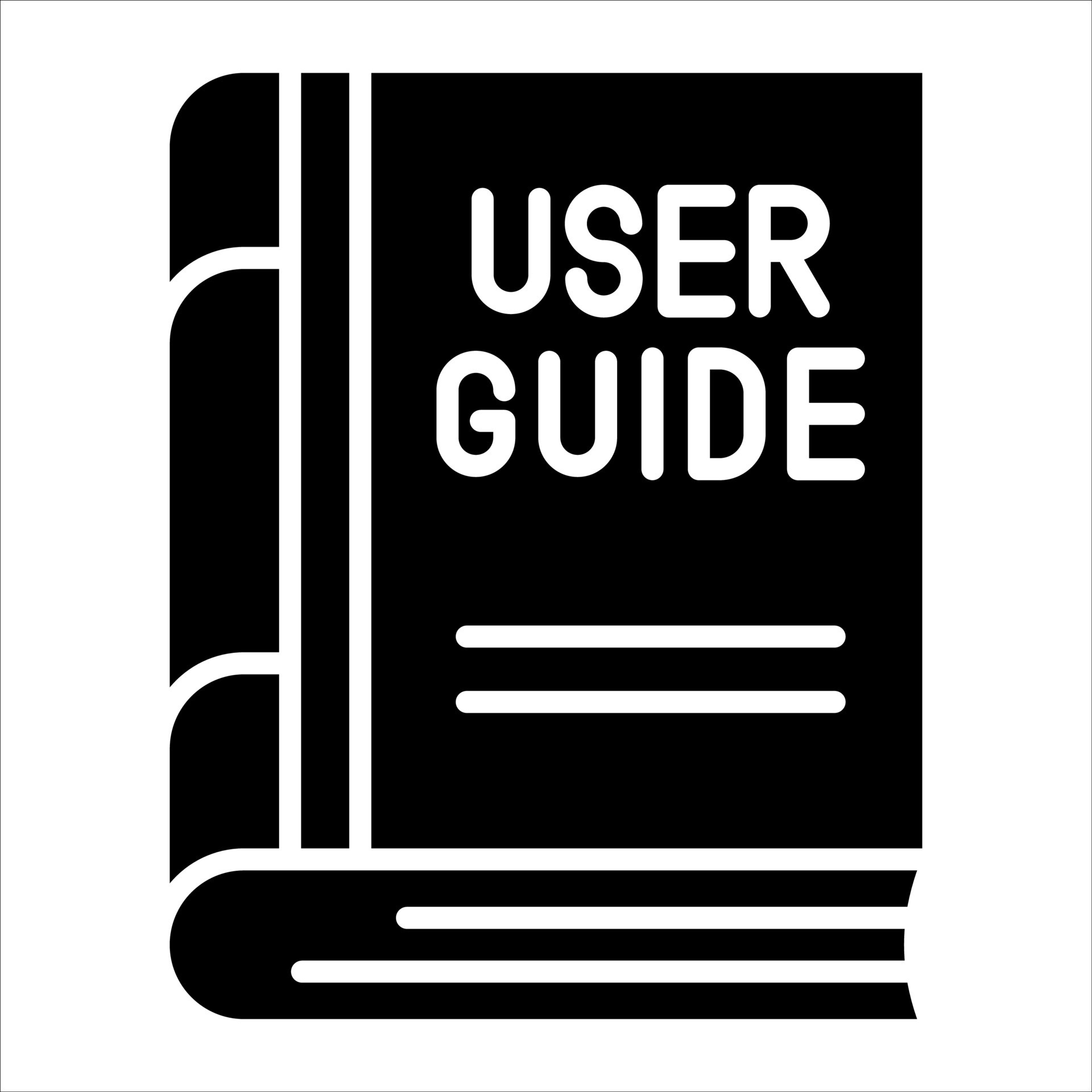 User Guide Vector Design In Modern Style Easy To Use Icon 20989719