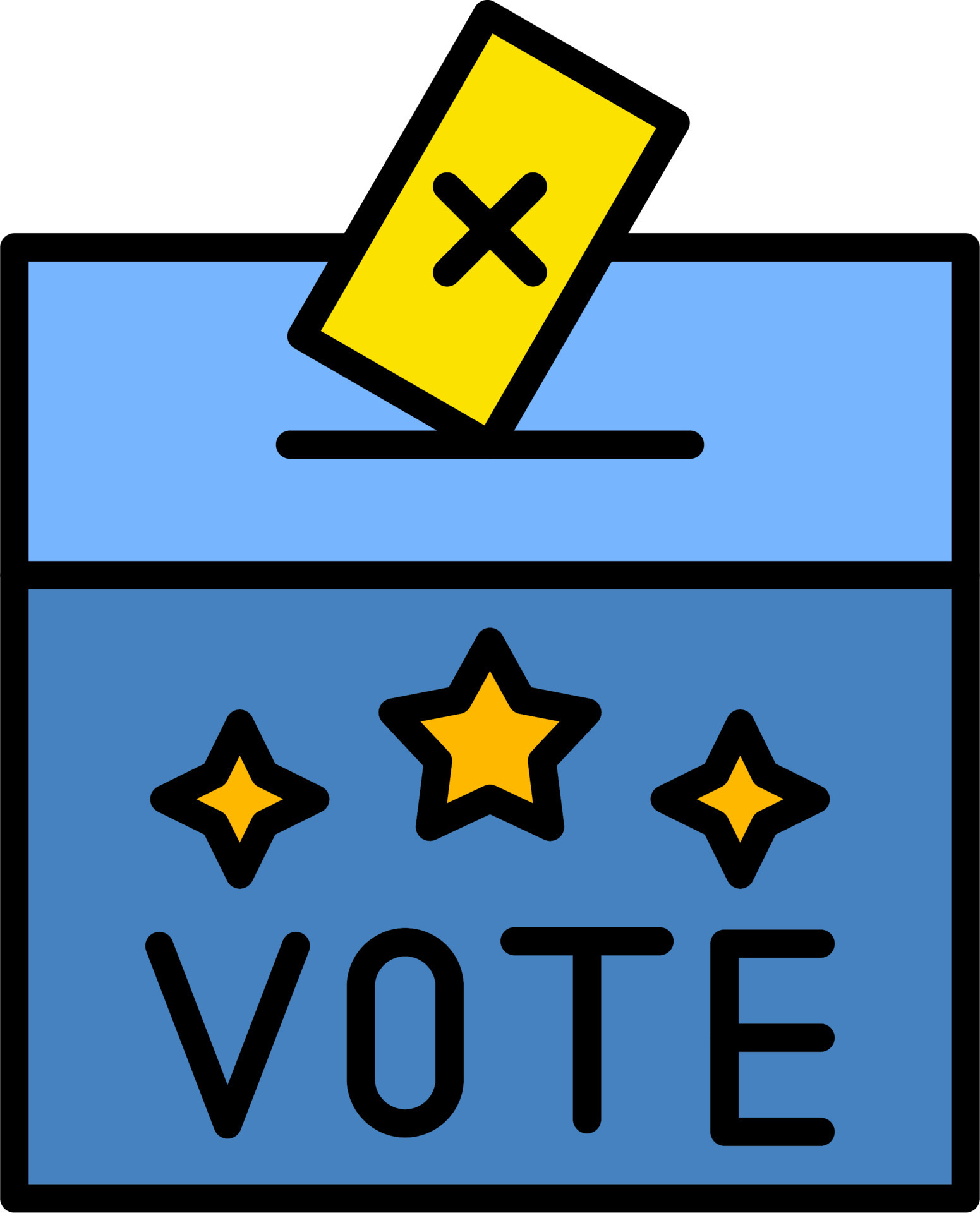 Voting Box Vector Icon 20993310 Vector Art at Vecteezy