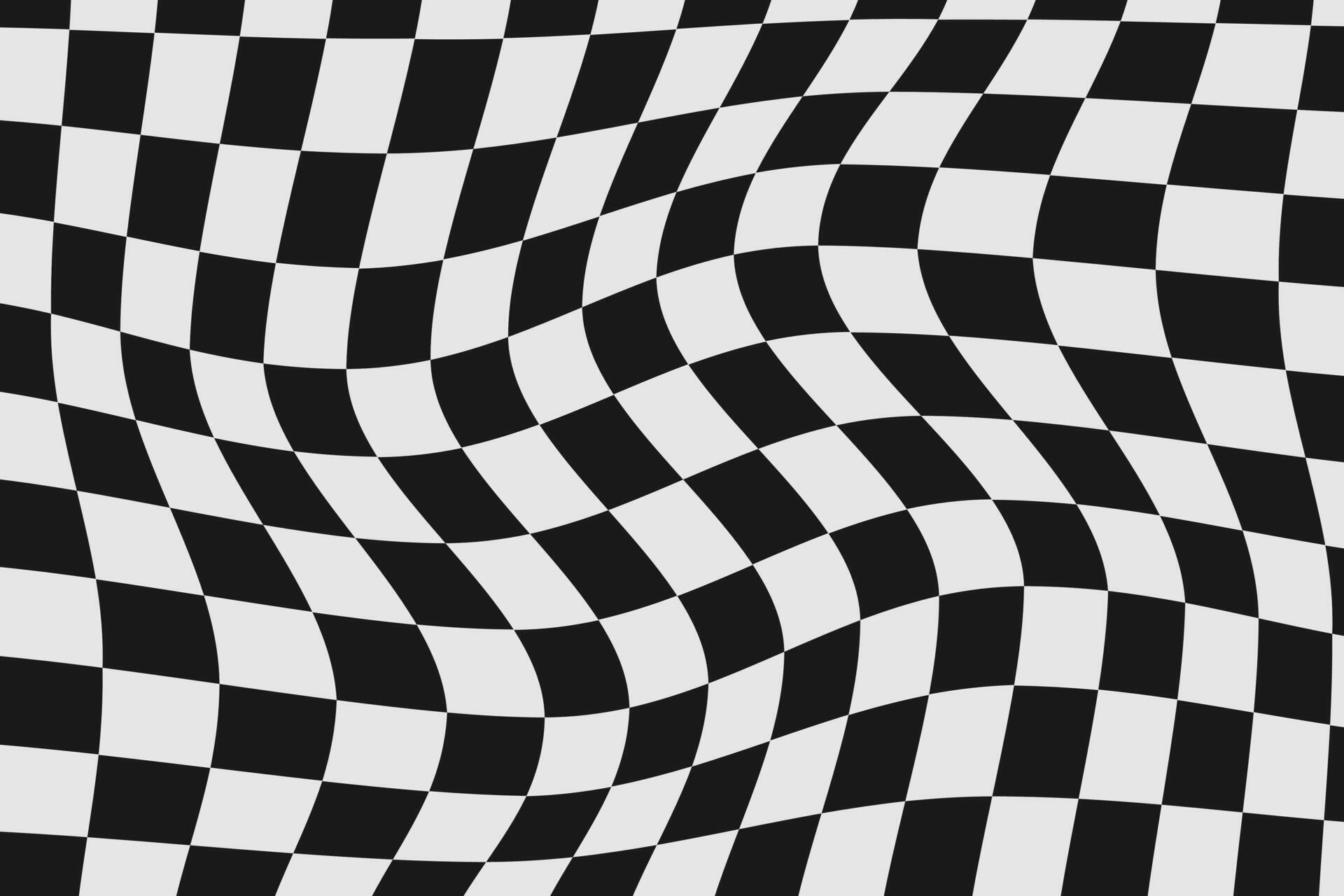 Abstract Creative Chakeredboard Wave Pattern Texture 20996806 Vector