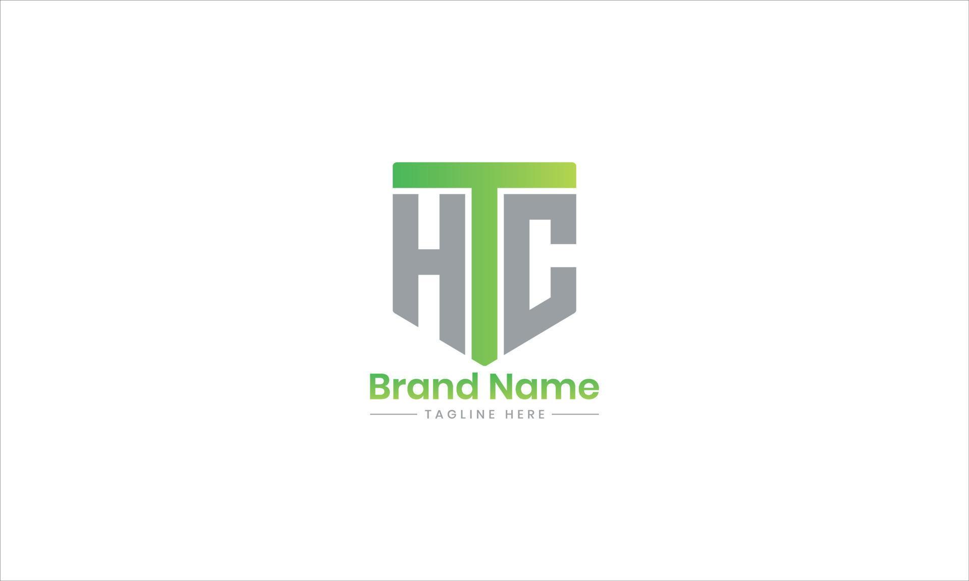 htc logo, htc letra logo diseño vector con degradado colores. letra htc logo diseño. inicial ...