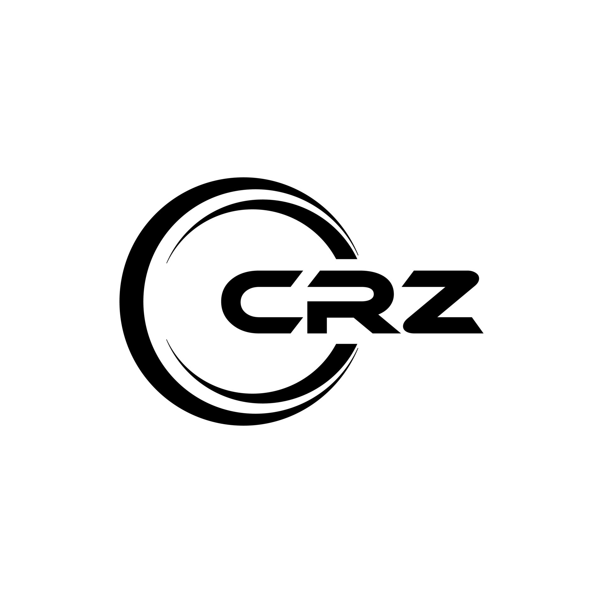 crz letra logo diseño en ilustración. vector logo, caligrafía diseños para logo, póster ...