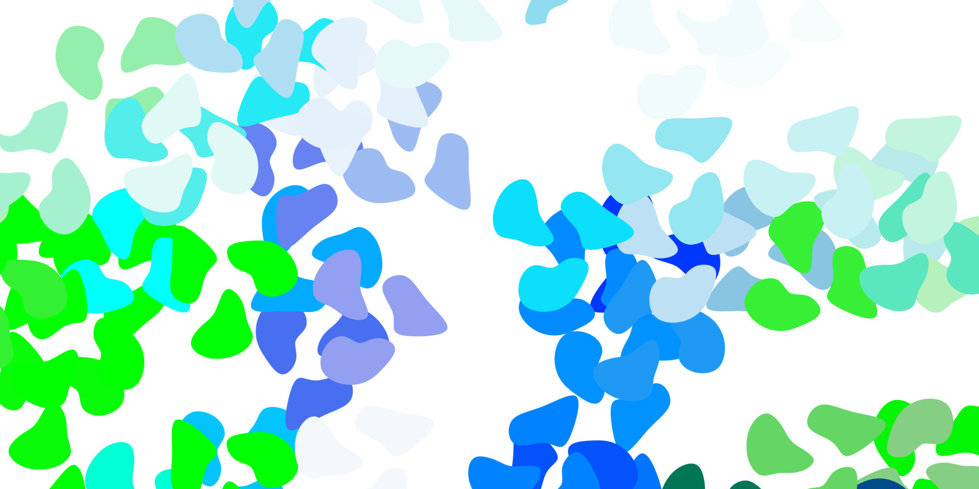 Light Blue Green Vector Background With Random Forms 21004785 Vector