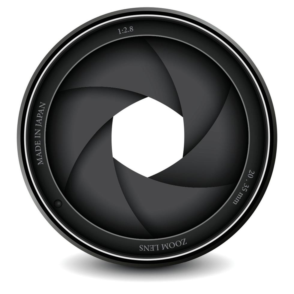 Camera Lens Shutter Vector Illustration 21006896 Vector Art At Vecteezy