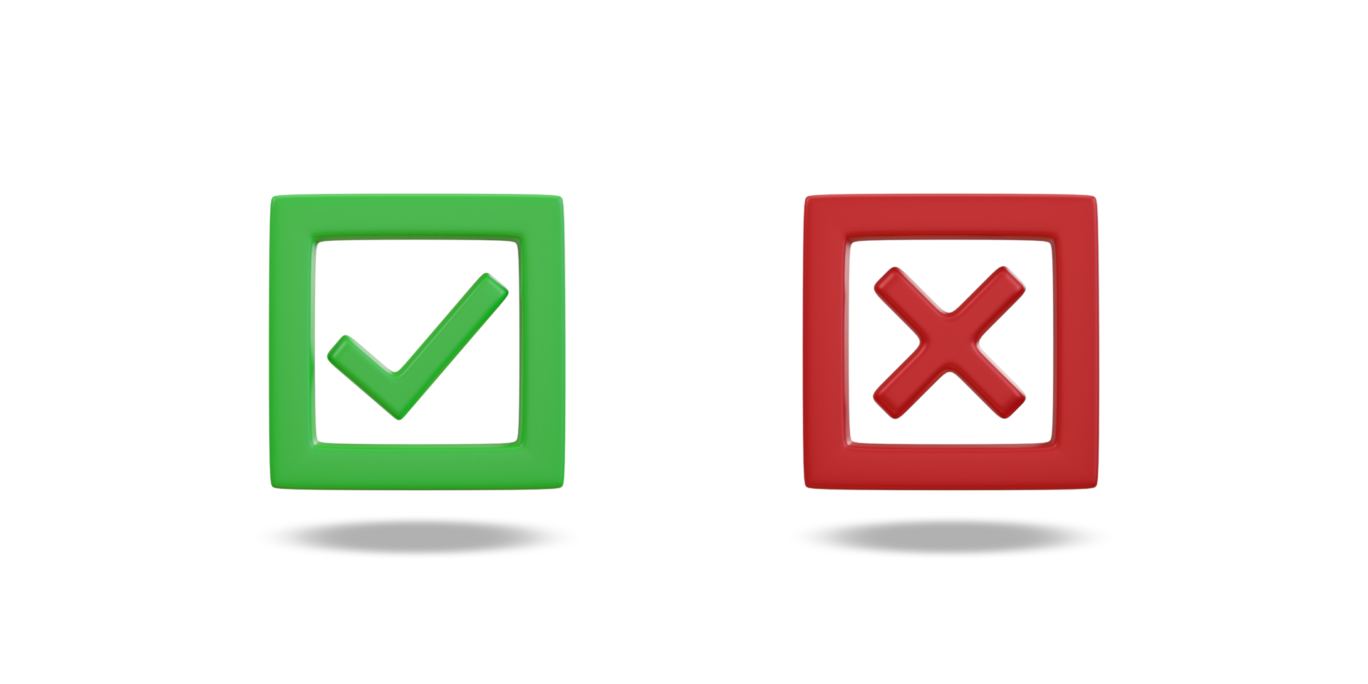 Check mark and cross mark symbols icon. Buttons with checkmark and ... Check mark and cross mark symbols icon. Buttons with checkmark and ...