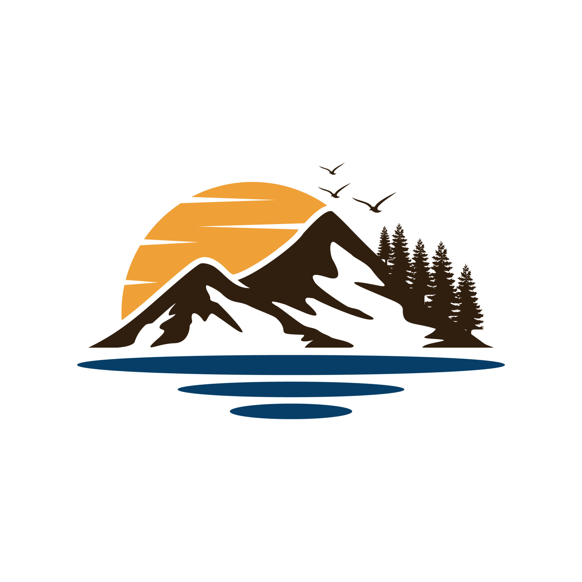 Mountain Lake Logo Nature Landscape Stock Vector 21008241 Vector Art at ... Mountain Lake Logo Nature Landscape Stock Vector 21008241 Vector Art at ...
