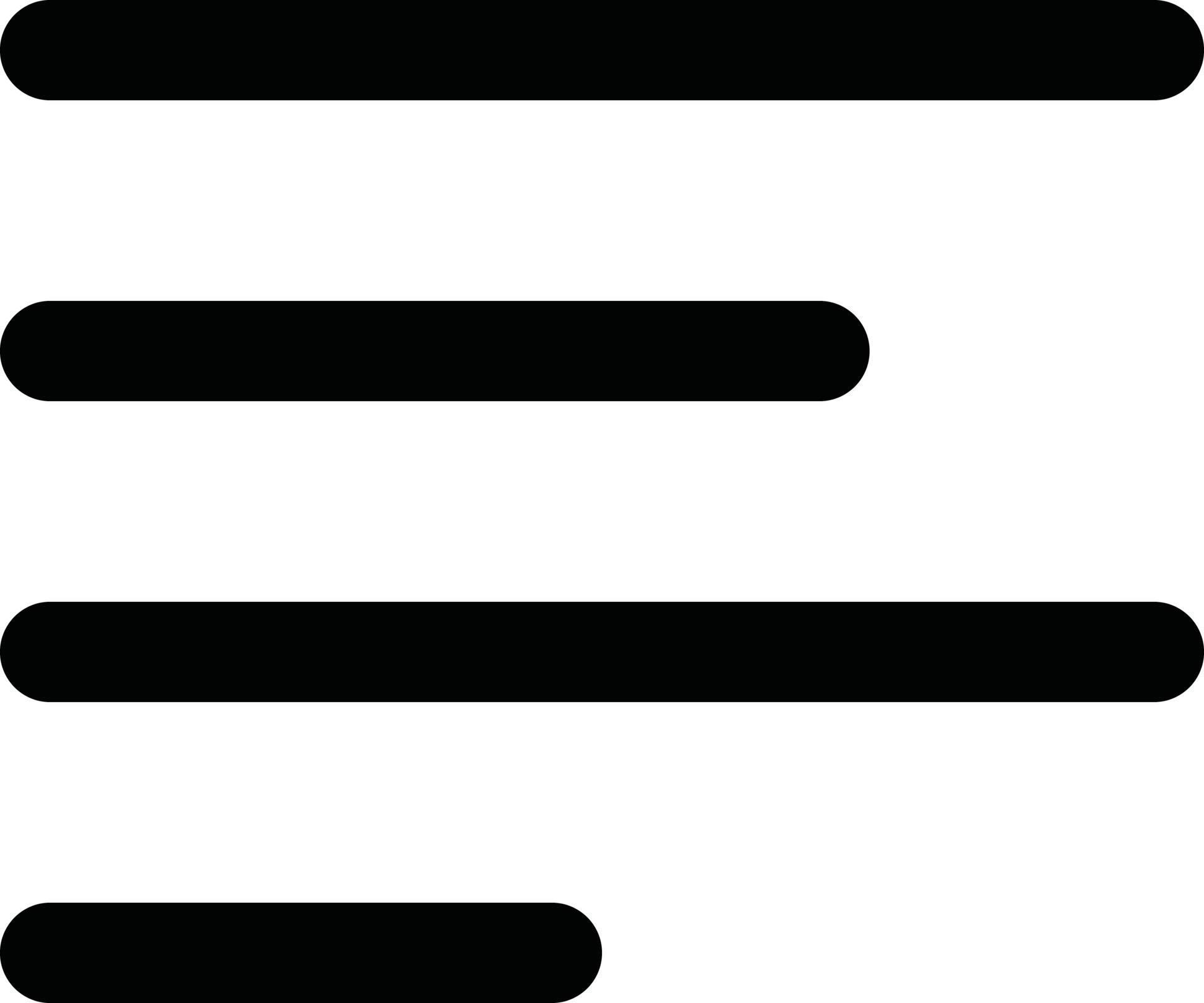 Text align left 21010401 Vector Art at Vecteezy