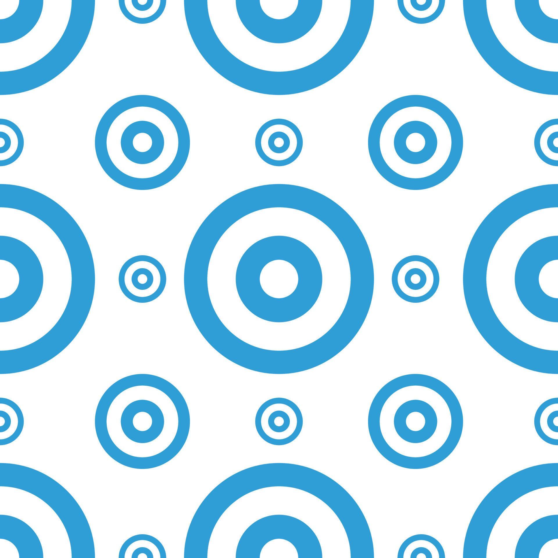 blue circle seamless pattern white background 21011735 Vector Art at ...