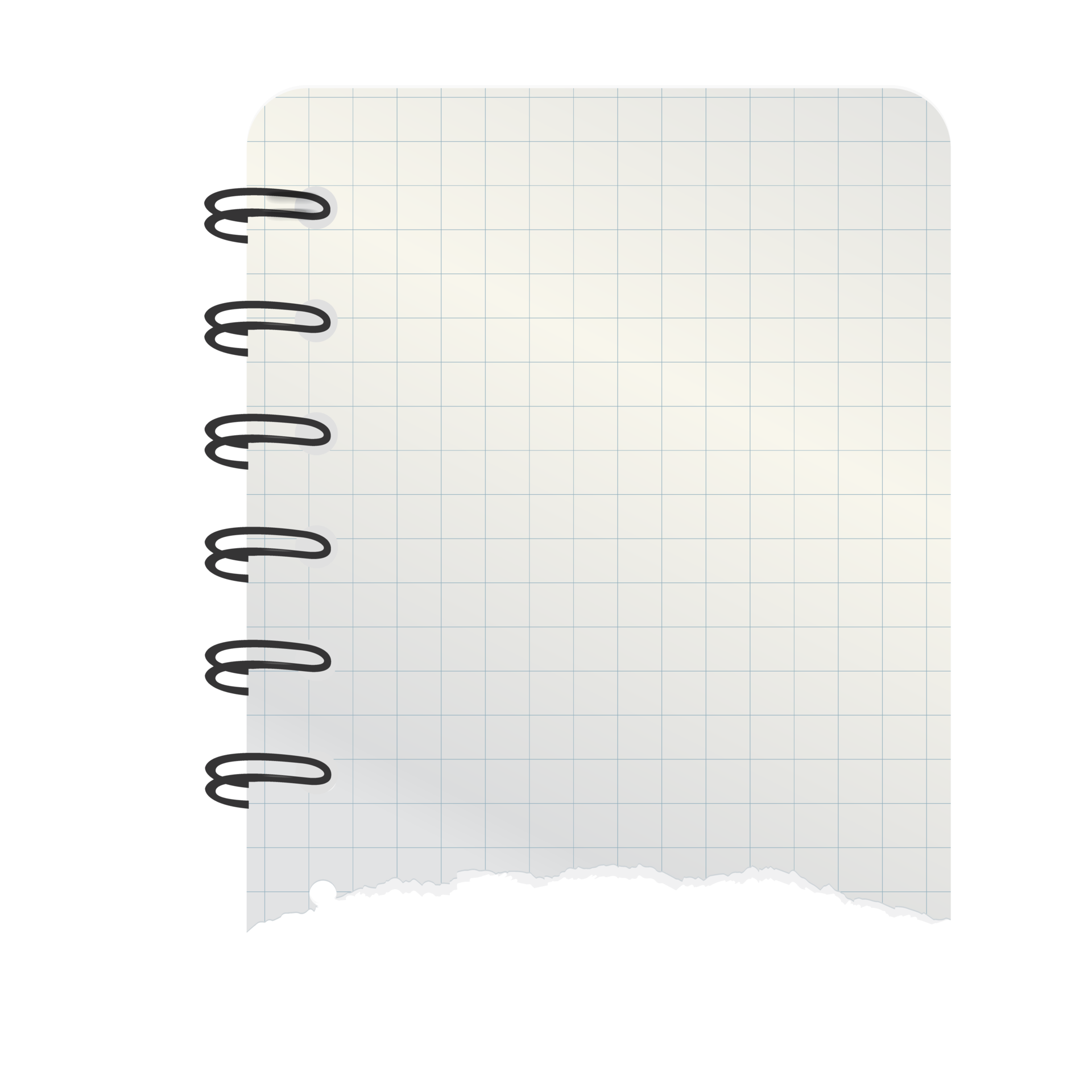 Notebook with blank paper sheet 21013651 PNG