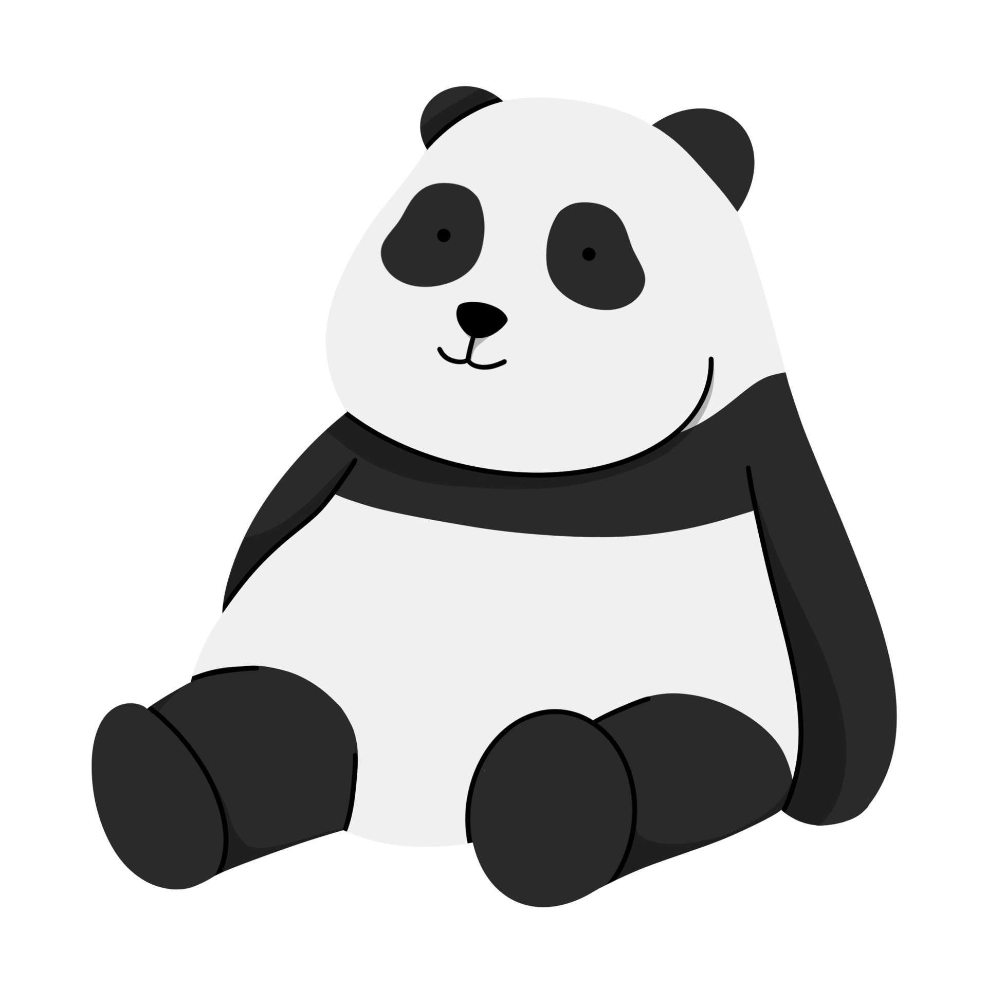 Panda Cute Illustration 21014282 Png