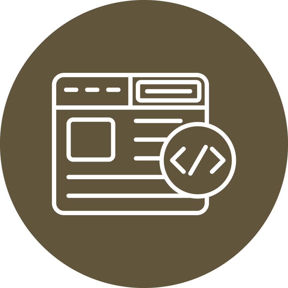 Web Coding Vector Icon 21015067 Vector Art at Vecteezy