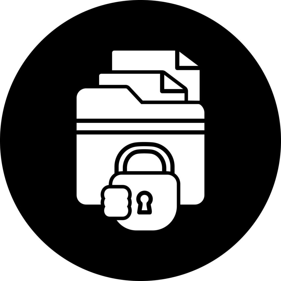 Folder Security Vector Icon 21016169 Vector Art at Vecteezy