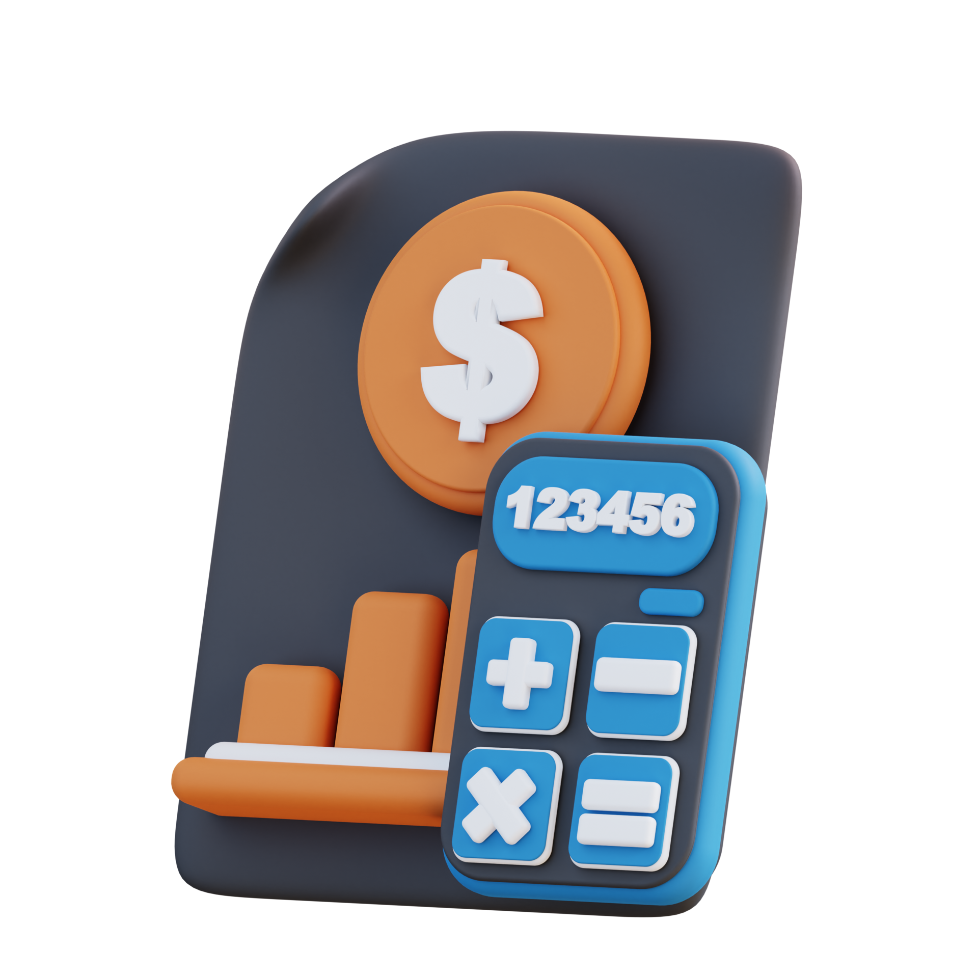 3D Illustration Of Financial Calculator Document 21017656 PNG 3d-illustration-of-financial-calculator-document-21017656-png