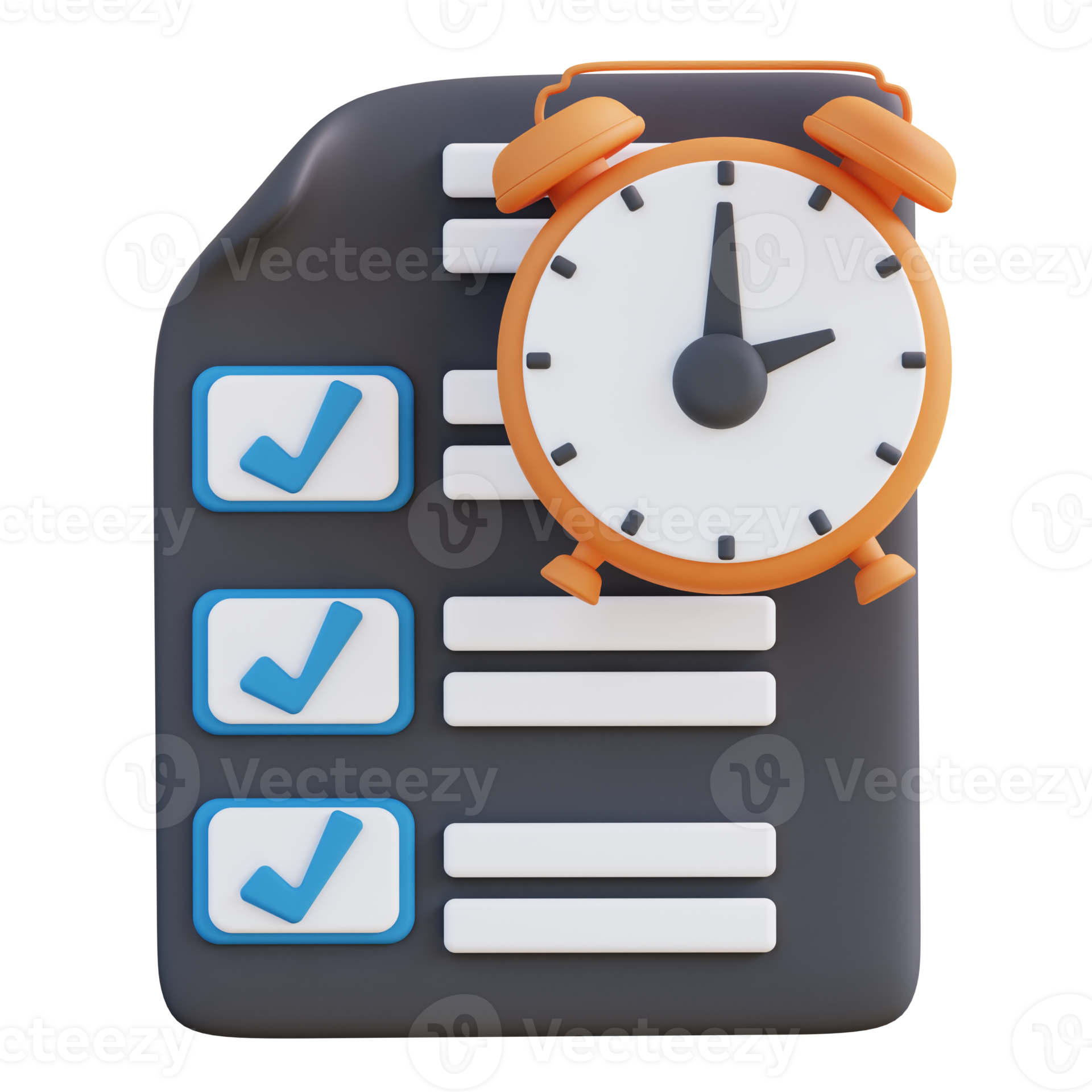3d Illustration Of Time Schedule Management 21017677 Png