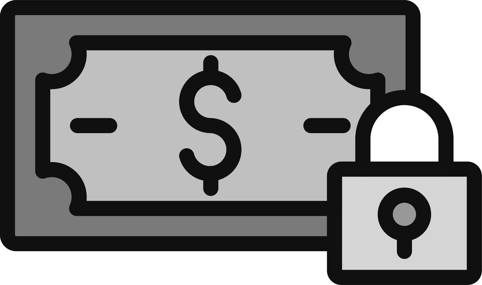 Money Security Vector Icon 21021026 Vector Art At Vecteezy