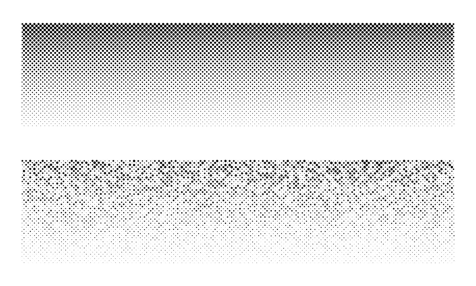 Dotted horizontal background, linear gradient halftone pattern, black ... Dotted horizontal background, linear gradient halftone pattern, black ...