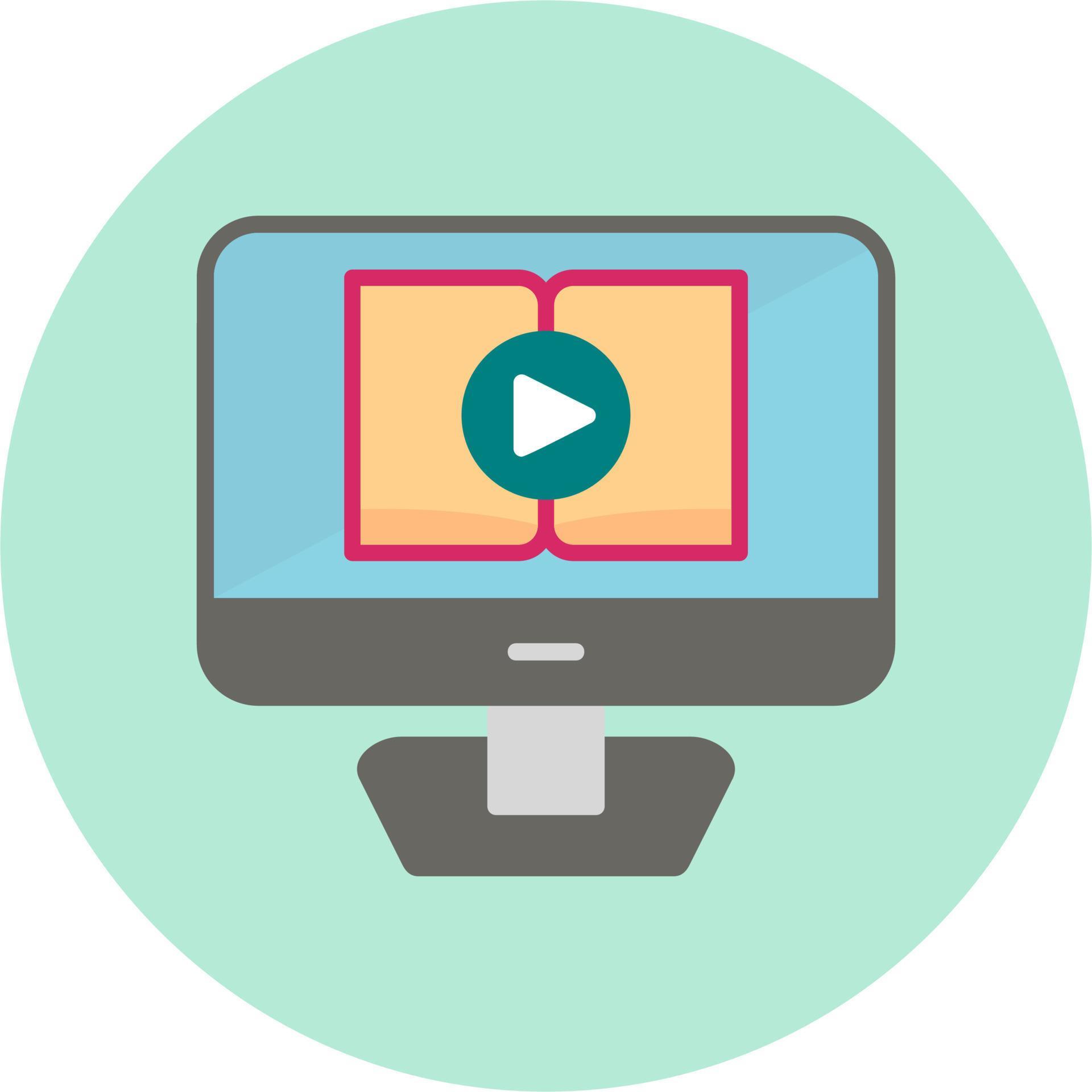 Tutorial Vector Icon 21025663 Vector Art at Vecteezy