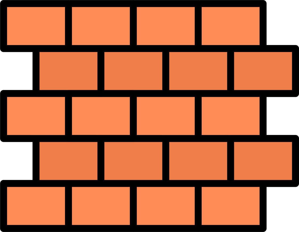 Brick Wall Vector Icon 21027529 Vector Art at Vecteezy