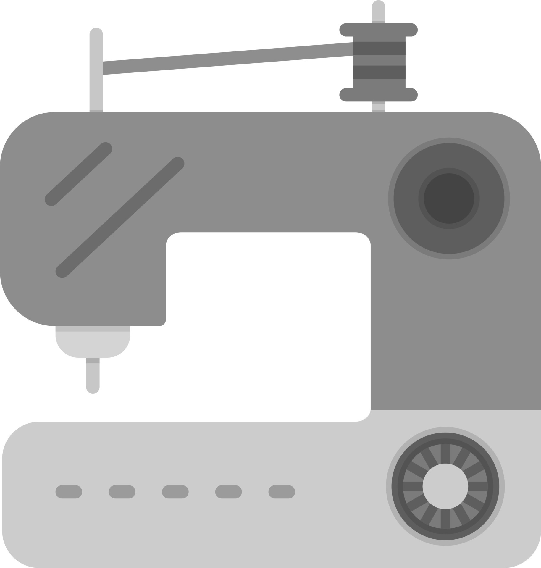 Sewing Machine Vector Icon 21029198 Vector Art At Vecteezy