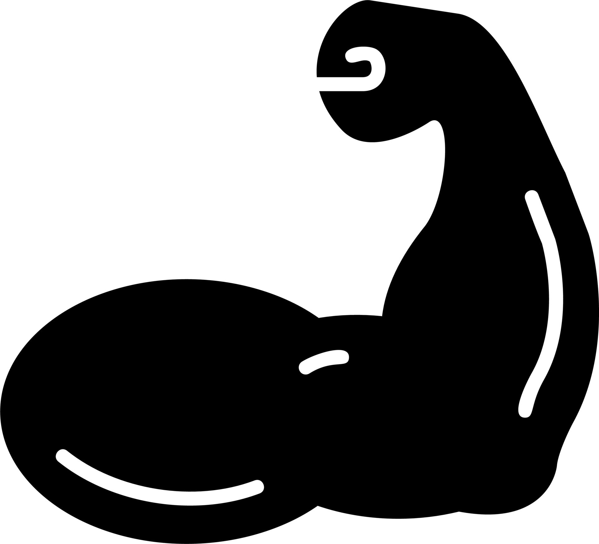 Arm Biceps Vector Icon 21029657 Vector Art at Vecteezy