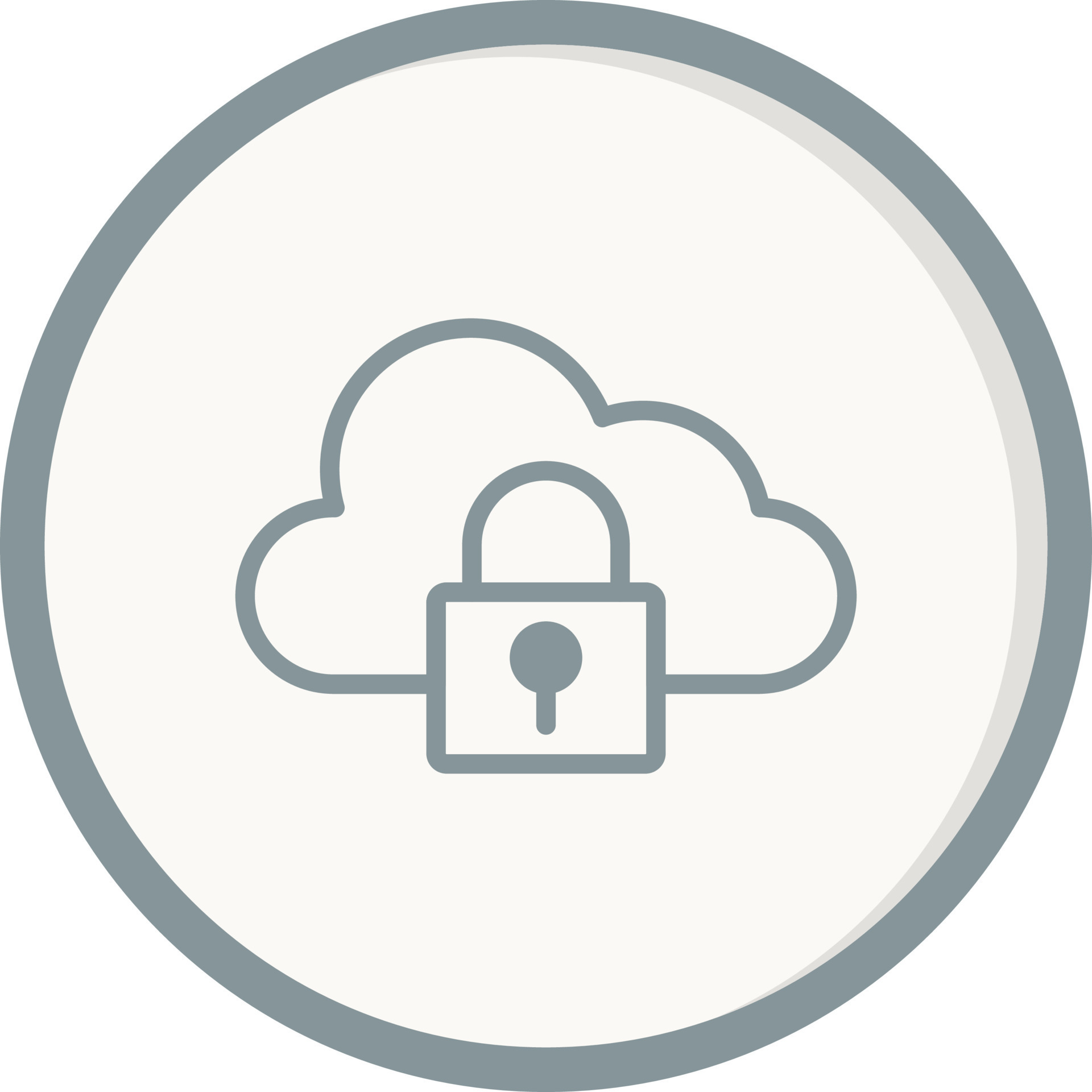 Cloud Encryption Vector Icon 21030703 Vector Art at Vecteezy