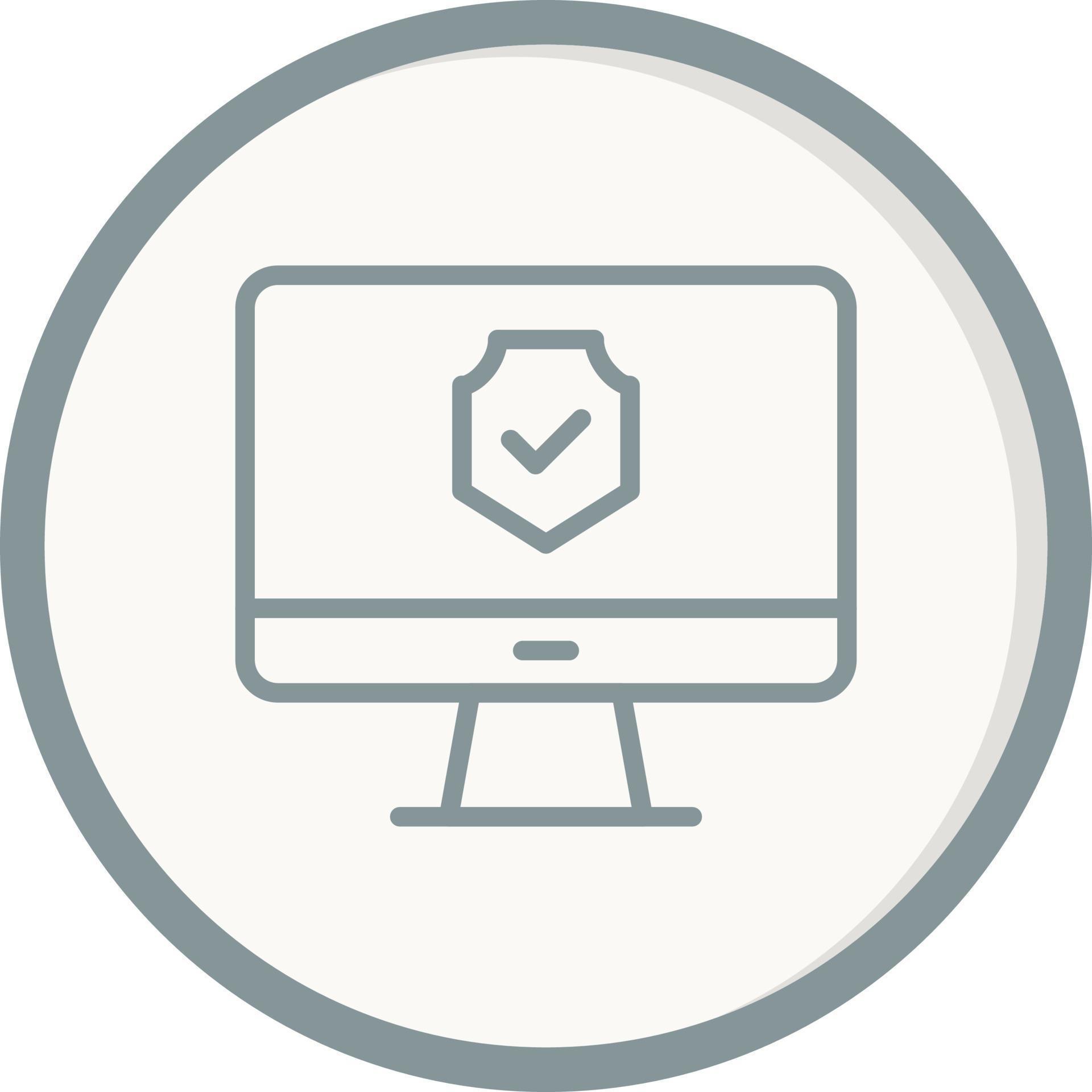 Monitor Encrypted Vector Icon 21030838 Vector Art at Vecteezy