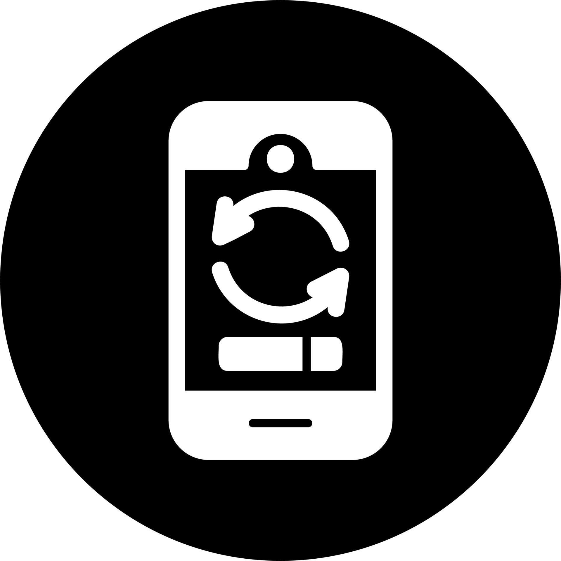 Mobile Sync Vector Icon 21031310 Vector Art at Vecteezy