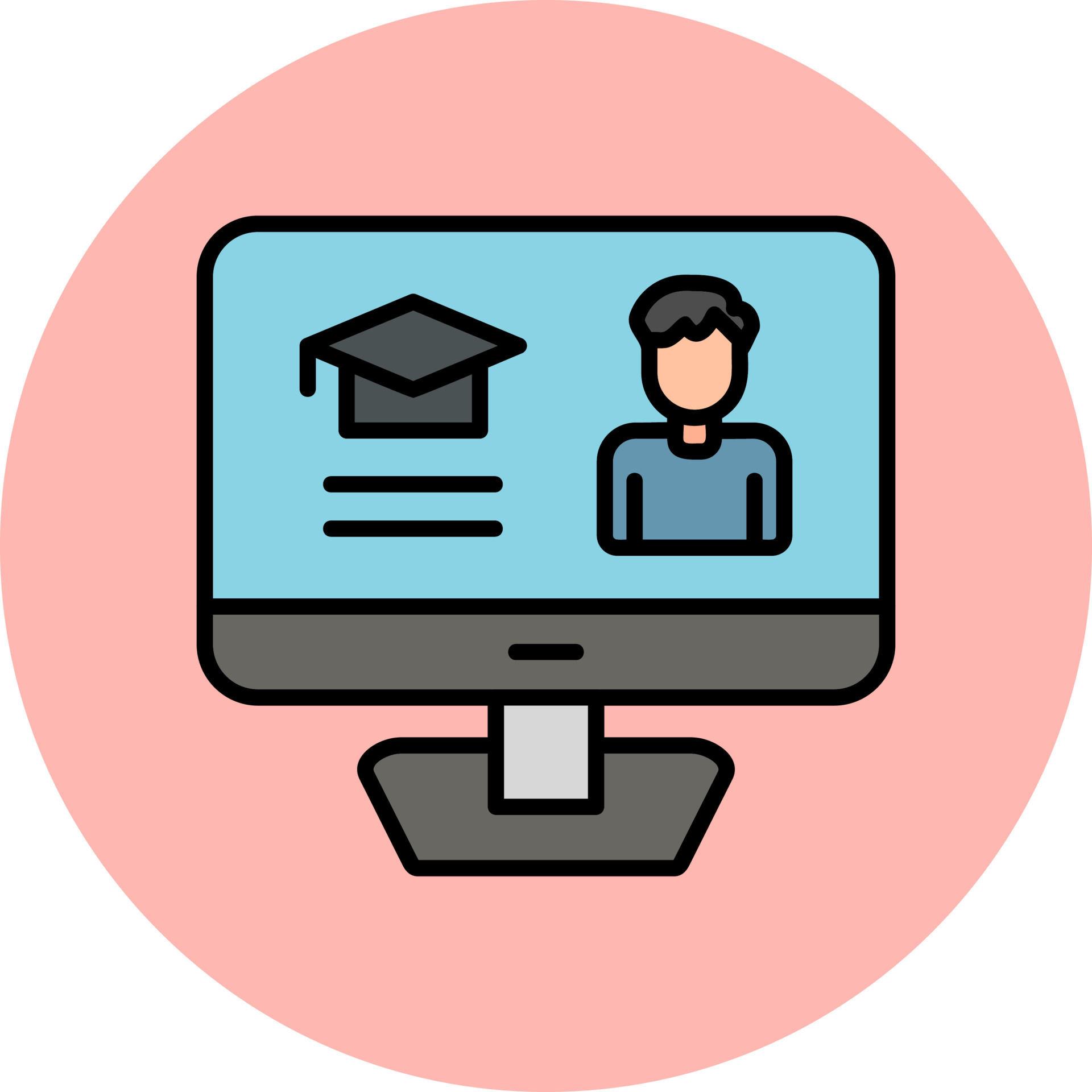 Elearning Vector Icon 21034294 Vector Art at Vecteezy