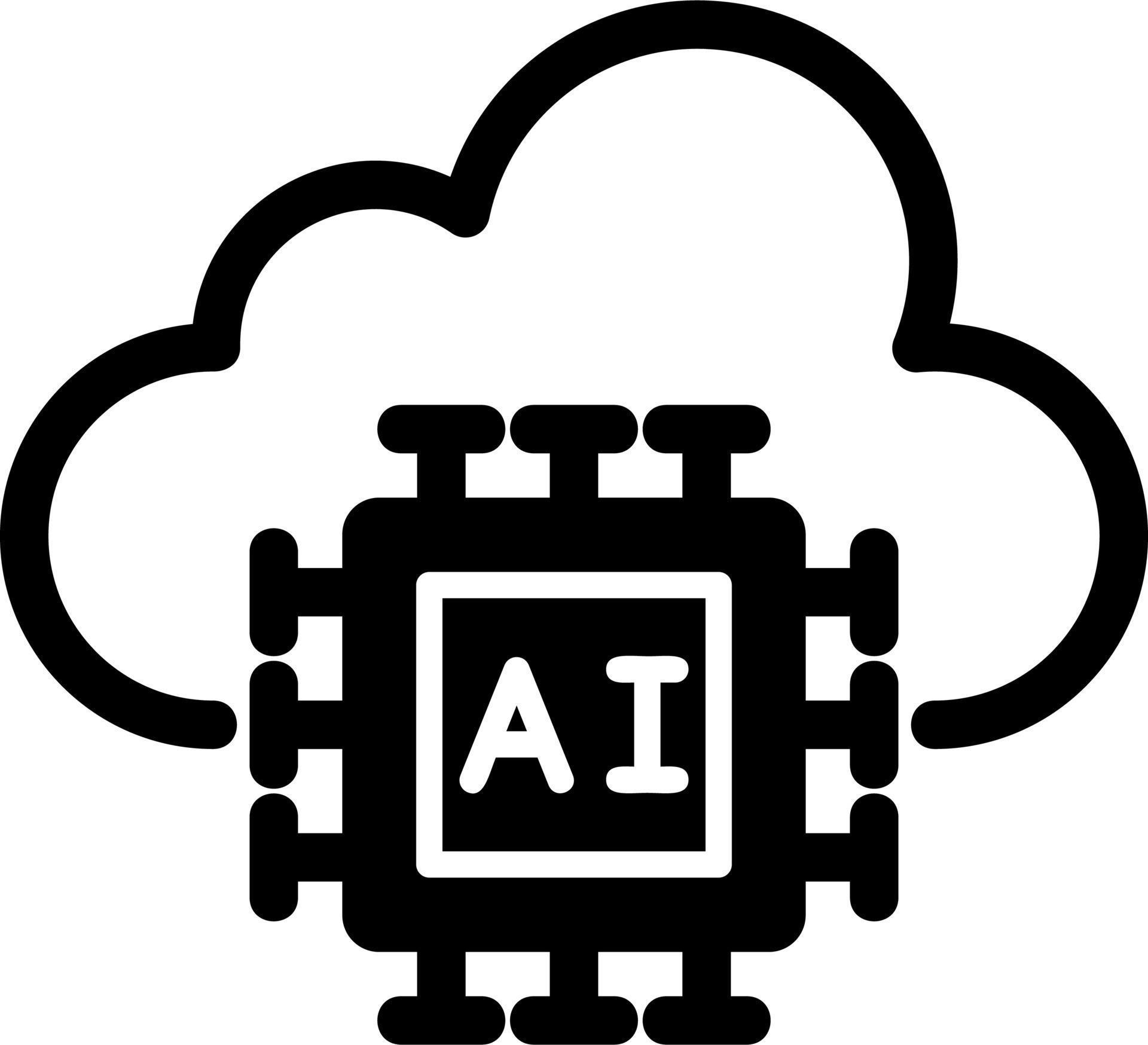 Cloud Intelligence Vector Icon 21035170 Vector Art at Vecteezy