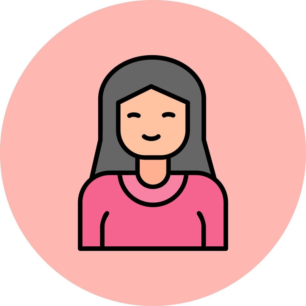 Girl Vector Icon 21035398 Vector Art at Vecteezy