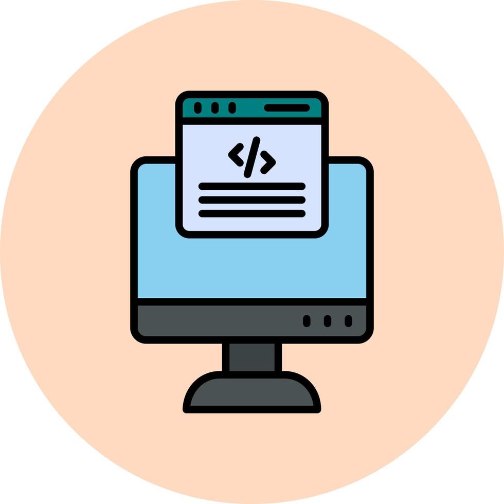 icono de vector de programación web 21038850 Vector en Vecteezy