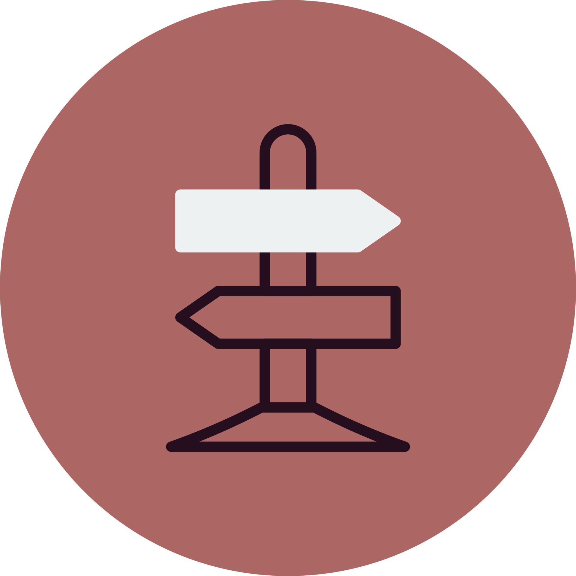 Sign Post Vector Icon 21047414 Vector Art at Vecteezy