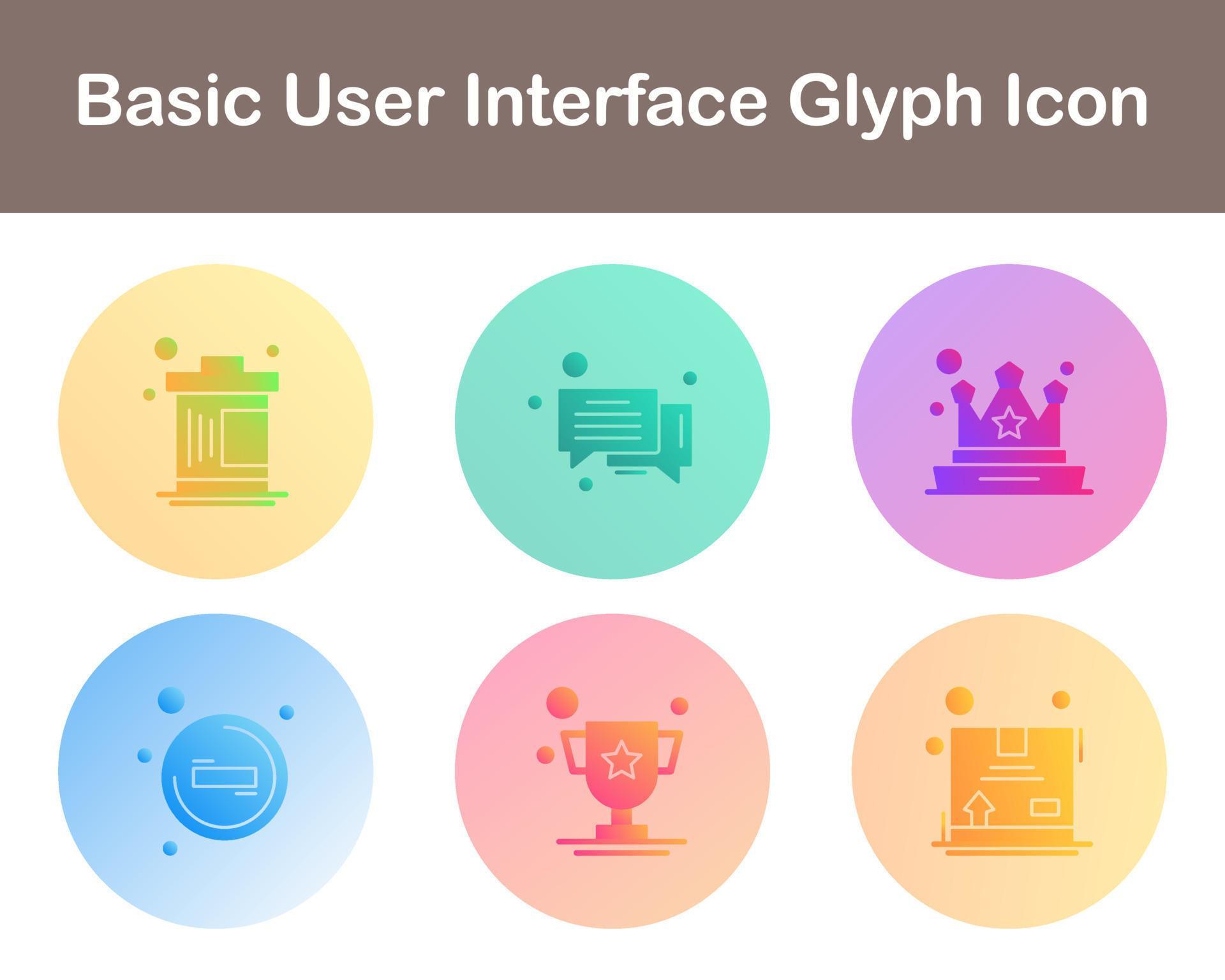 Basic User Interface Vector Icon Set 21047699 Vector Art at Vecteezy