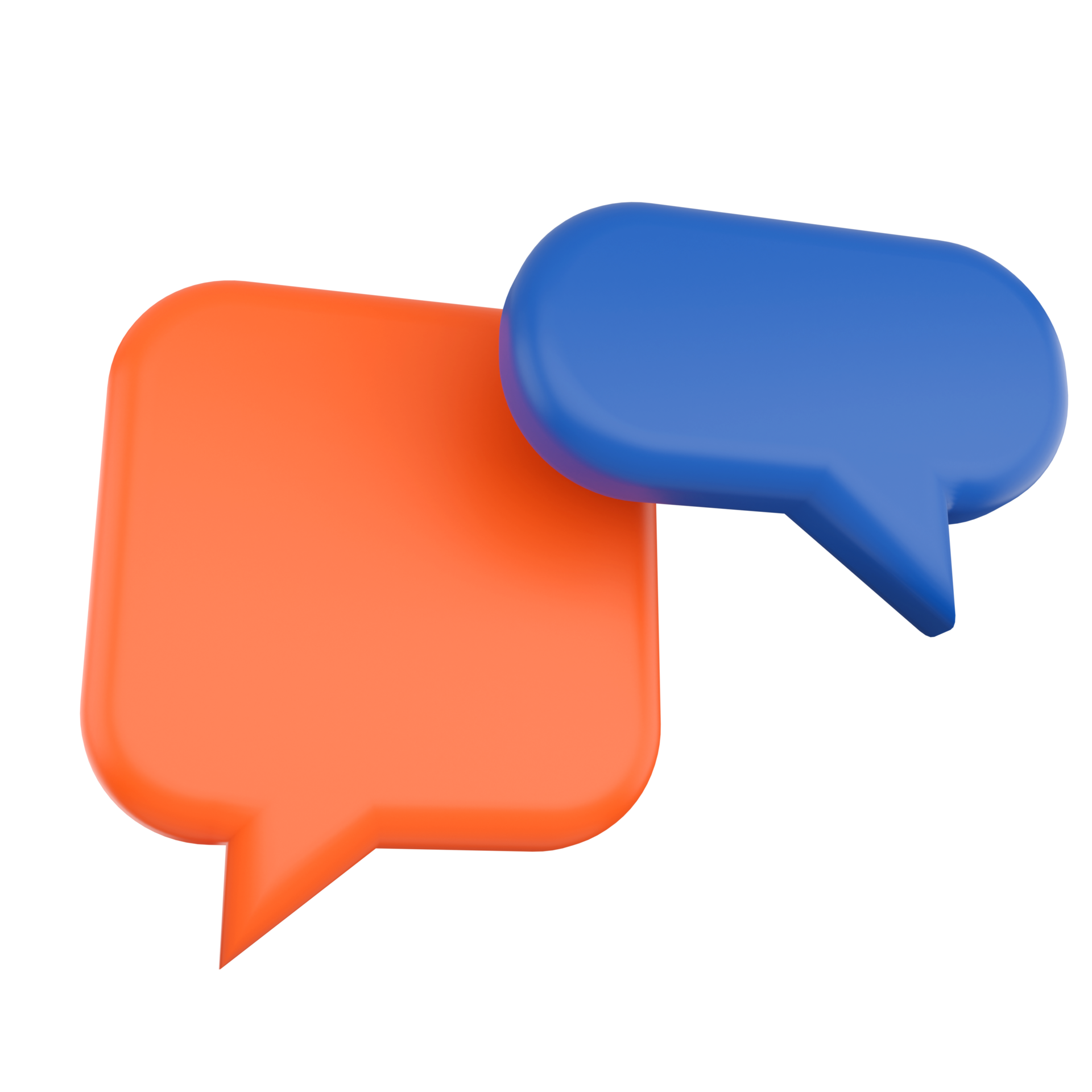 Speech Bubble. 3D rendering. 21048153 PNG
