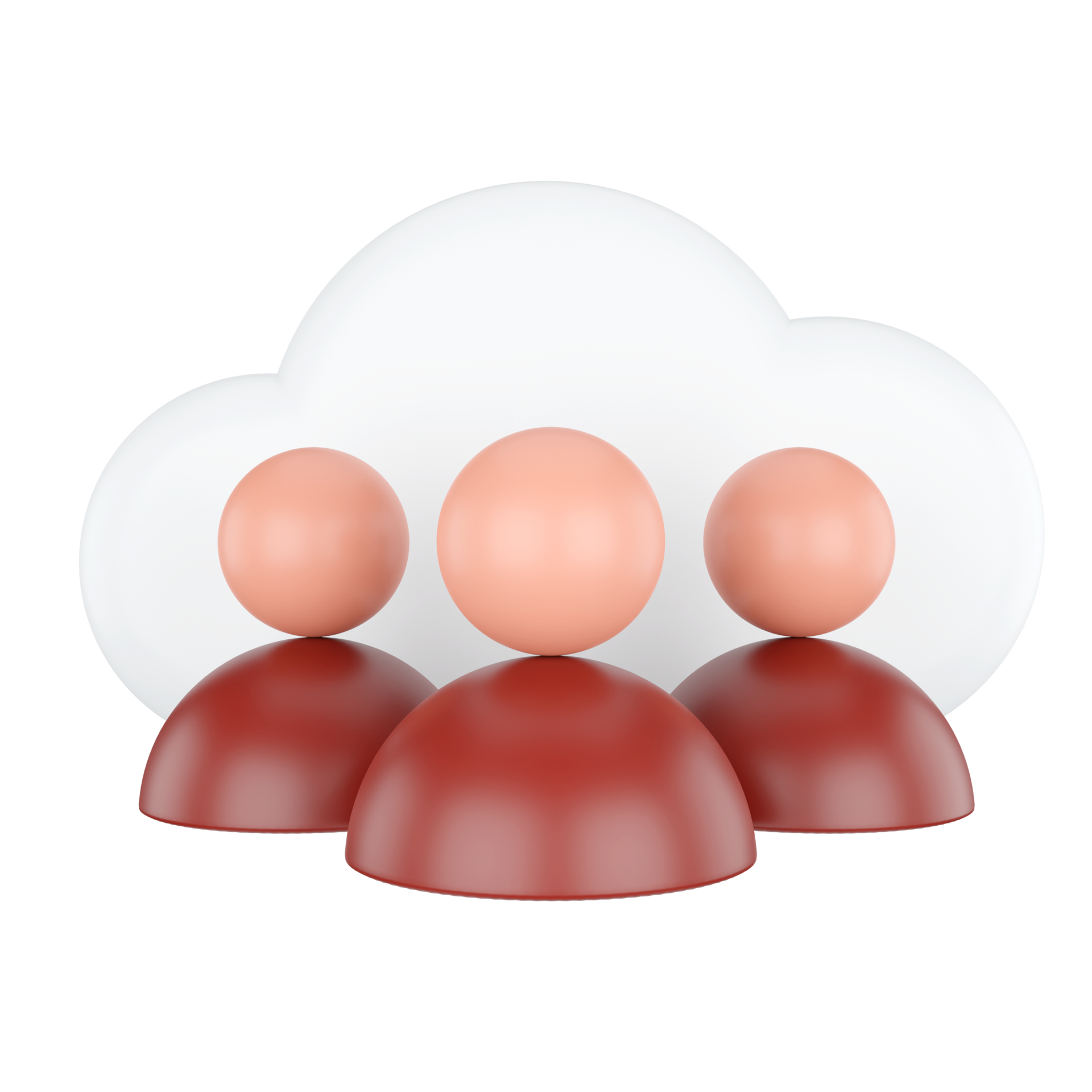User Cloud Computing Concept 3d Rendering 21048164 Png