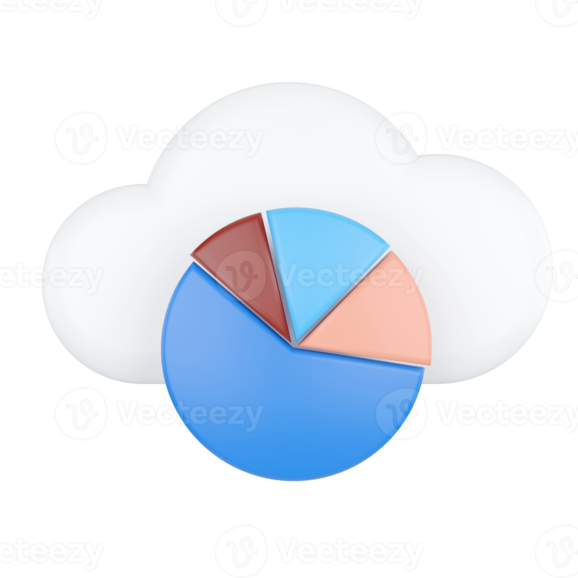 Analytics Cloud Computing Concept 3d Rendering 21048168 Png