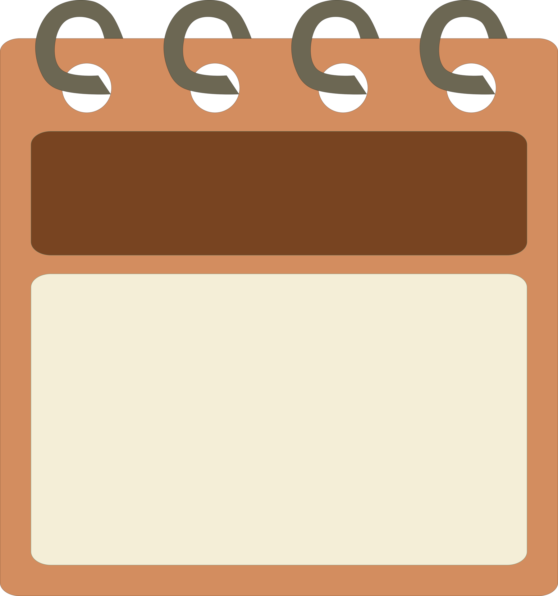 Flat icon calendar month. PNG illustration. color banner. Blank date ...