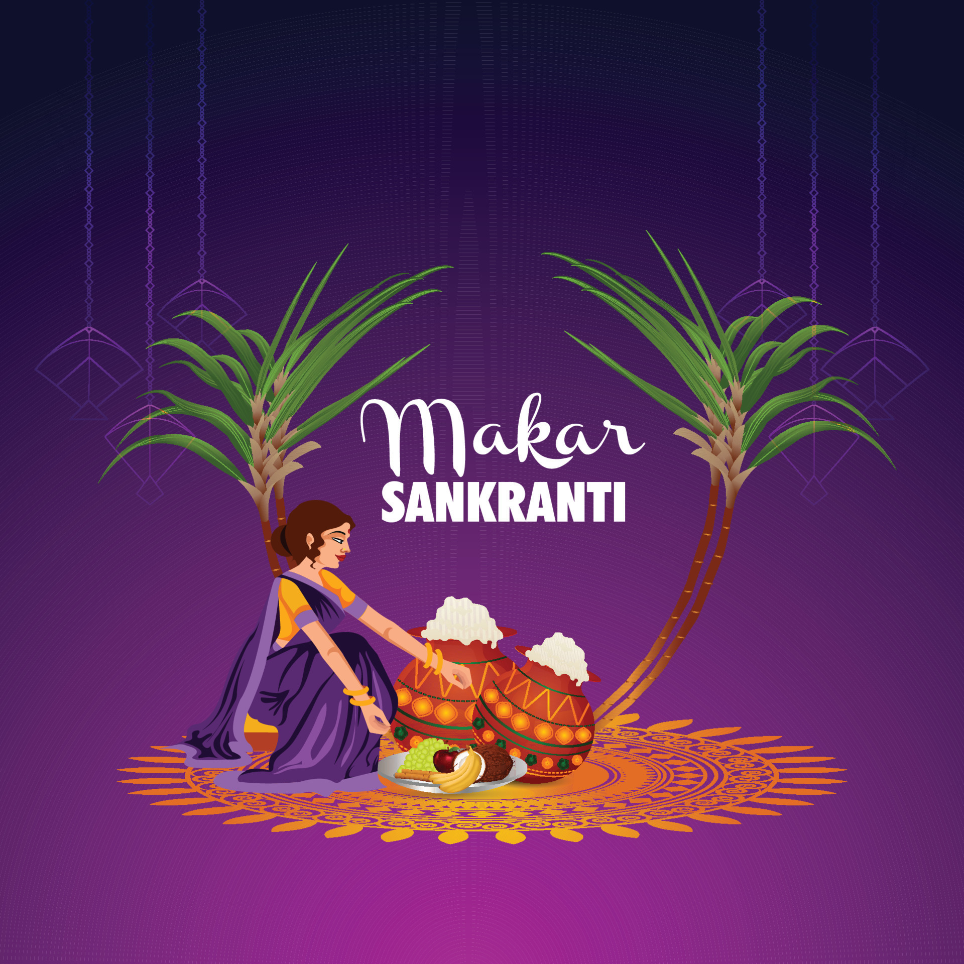 Makar sankranti creative poster with colorful kites and drum 21053304 ... Makar sankranti creative poster with colorful kites and drum 21053304 ...
