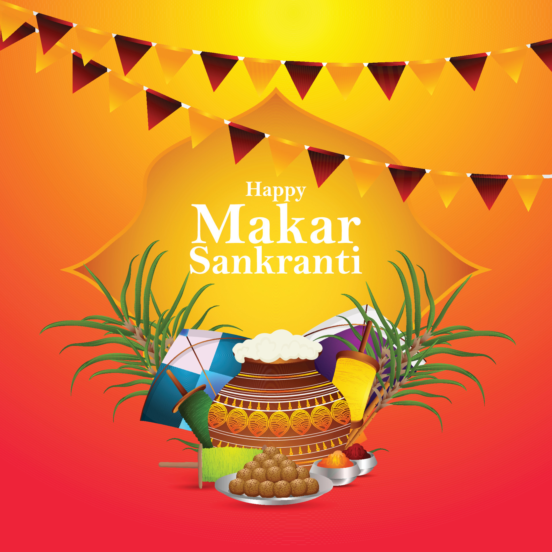 Makar sankranti creative poster with colorful kites and drum 21053309 ... Makar sankranti creative poster with colorful kites and drum 21053309 ...