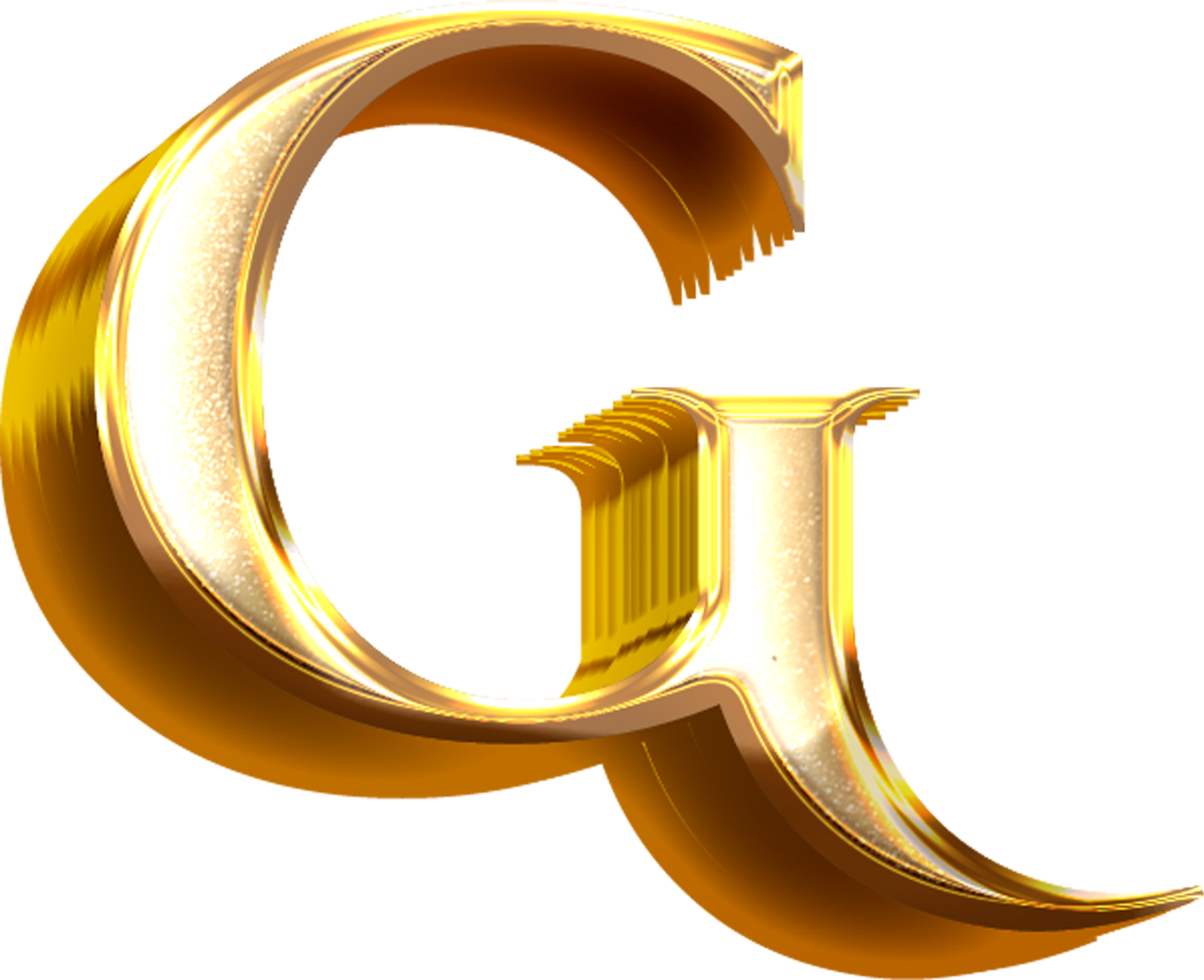 3d Gold Effect Letter G 21054560 Png Bf5