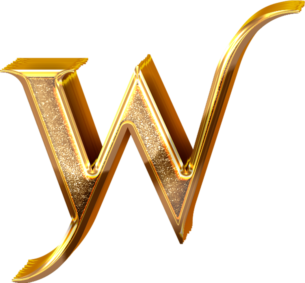 3D Gold Effect Letter W 21054626 PNG 3D Gold Effect Letter W 21054626 PNG