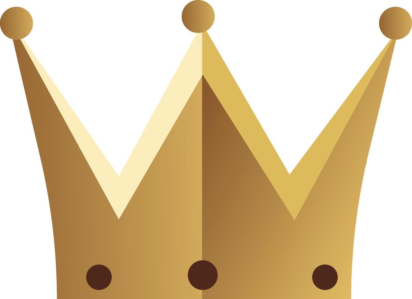 Gold King Crown Symbol 21055600 Vector Art At Vecteezy