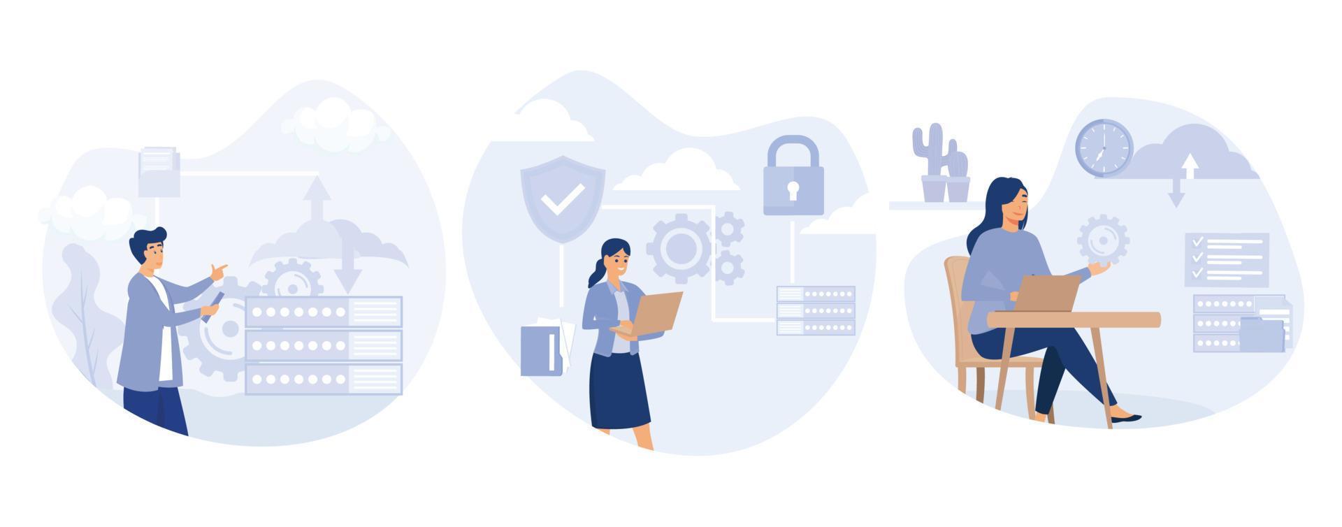 Database Security Concept Cloud Storage Secure File Sharing Automatic Backup File Hosting