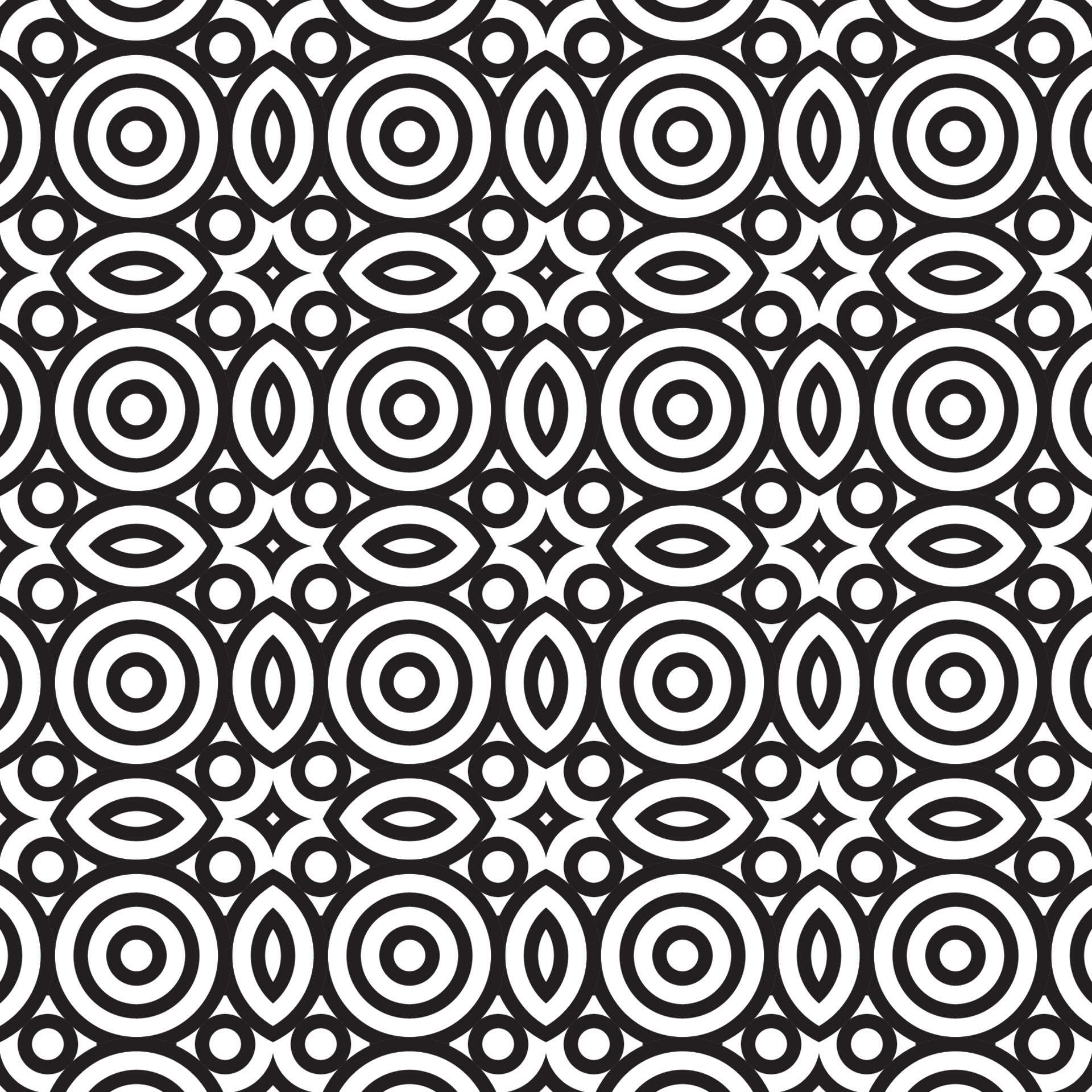 Seamless Abstract Circle Pattern 21059116 Vector Art At Vecteezy