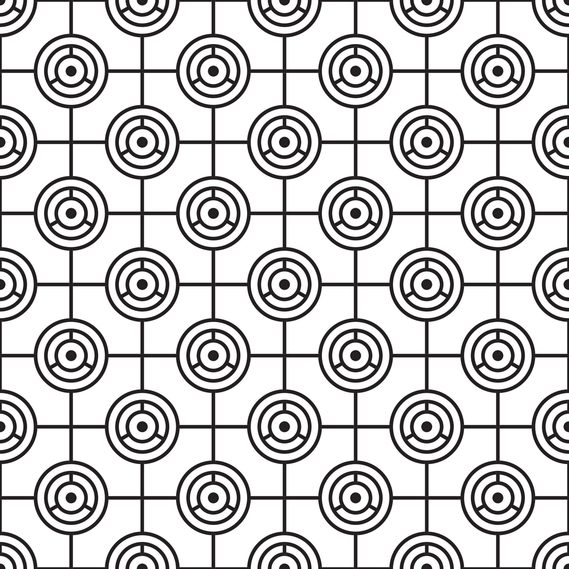 Seamless Abstract Circle Pattern 21059153 Vector Art At Vecteezy
