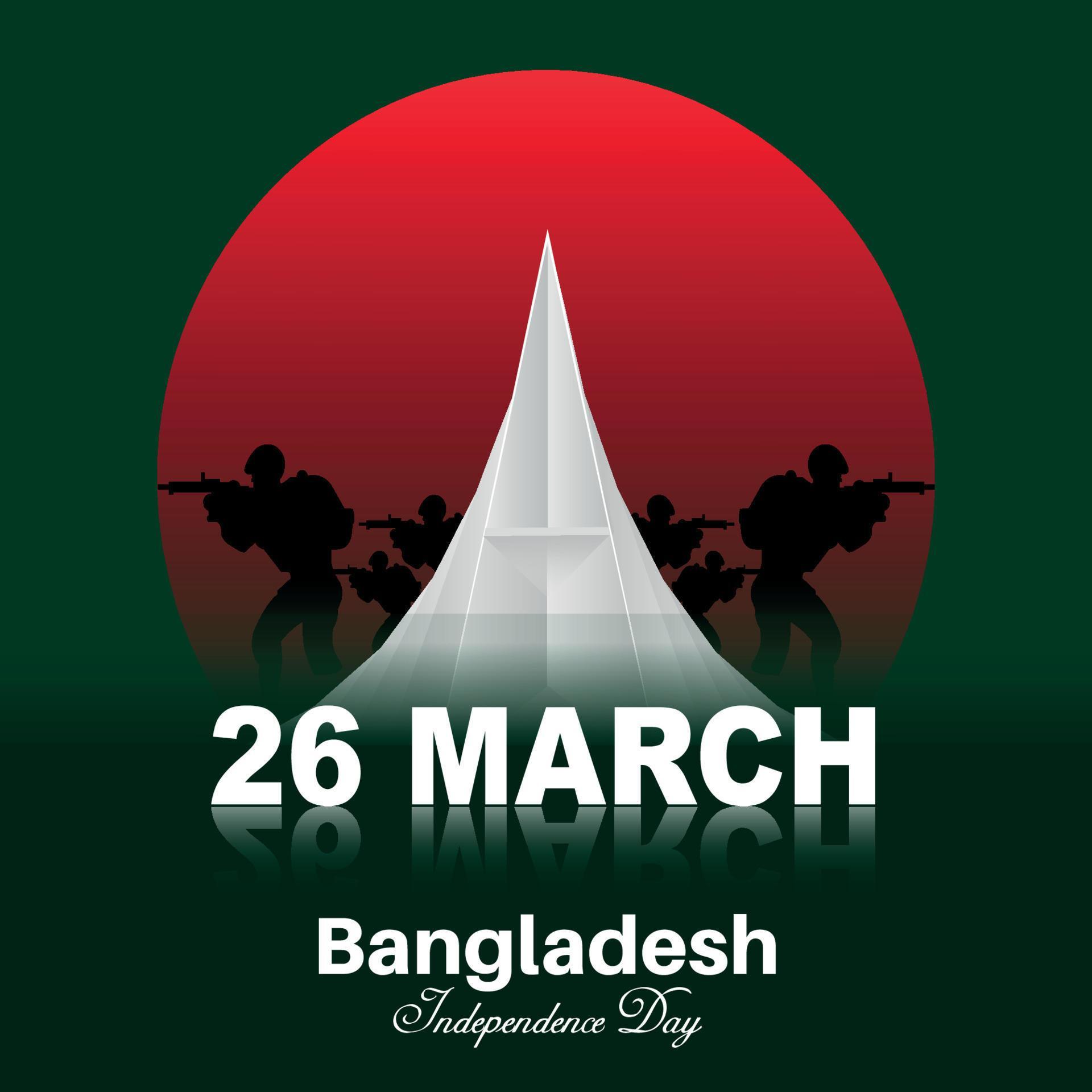 Happy Bangladesh independence day march 26th.National Martyrs' Memorial vector design ...
